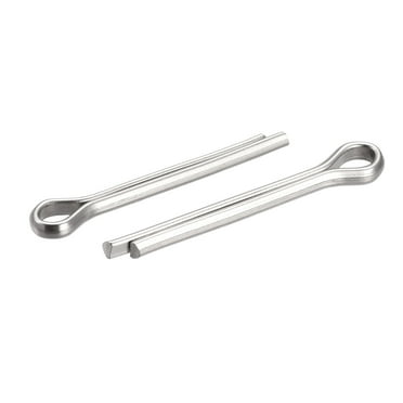 Uxcell Split Cotter Pin, 4mm x 80mm Stainless Steel Clip Fastener ...