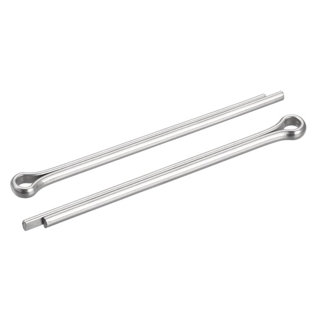 Uxcell Split Cotter Pin, 6mm x 100mm Stainless Steel Clip Fastener ...