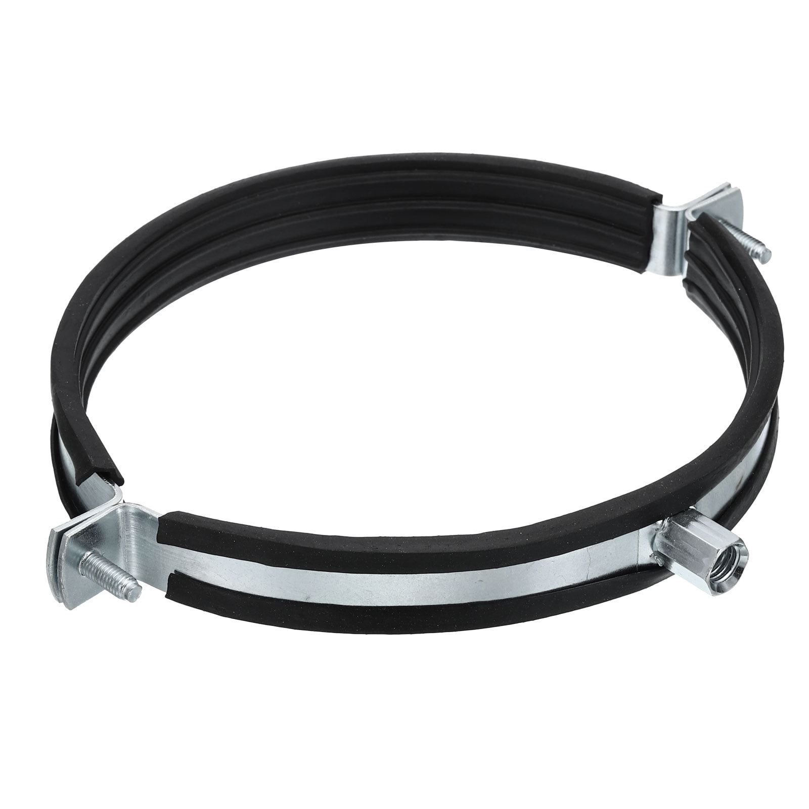 Uxcell Split Ring Pipe Hanger, 6"(150mm) Zinc Plated Iron Wall Ceiling ...