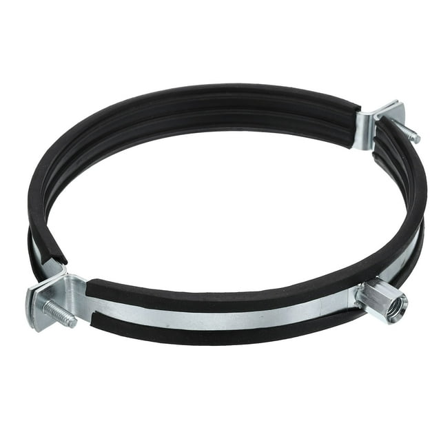 Uxcell Split Ring Pipe Hanger, 6"(150mm) Zinc Plated Iron Wall Ceiling ...