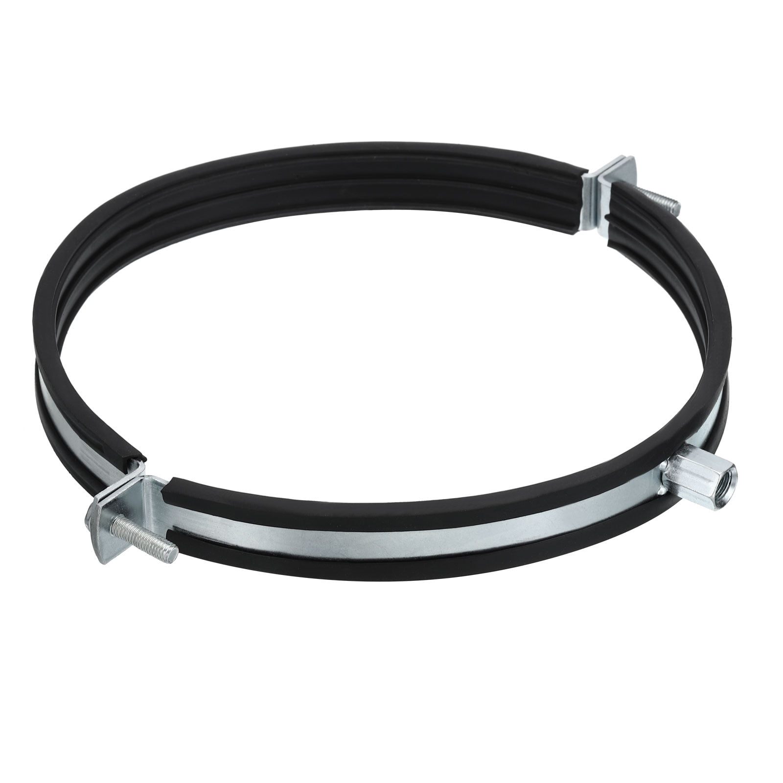 Uxcell Split Ring Pipe Hanger, 8"(200mm) Zinc Plated Iron Wall Ceiling ...