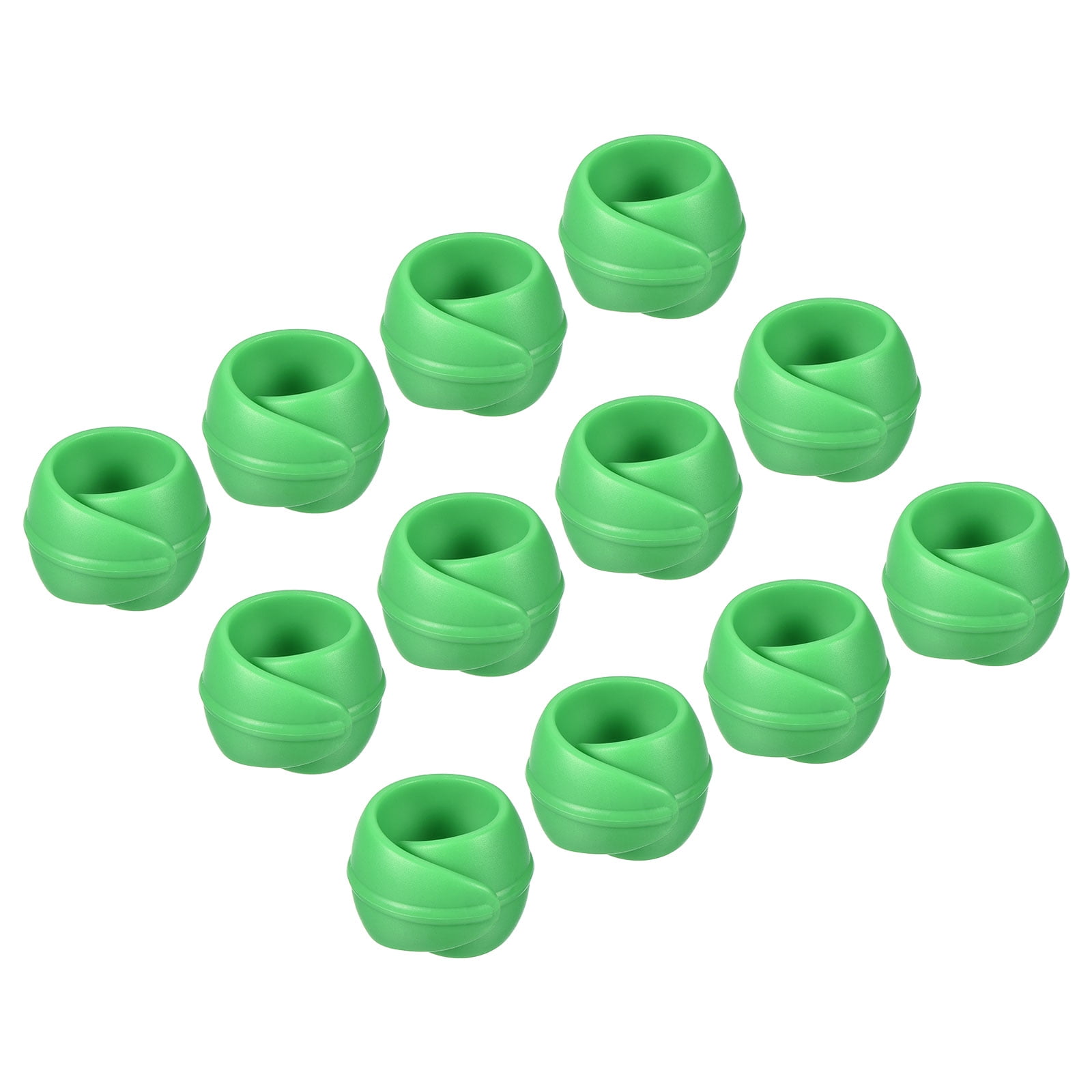 Uxcell Spools Tails Ends Organizers Thread Spool Savers, Green 24 Pack ...
