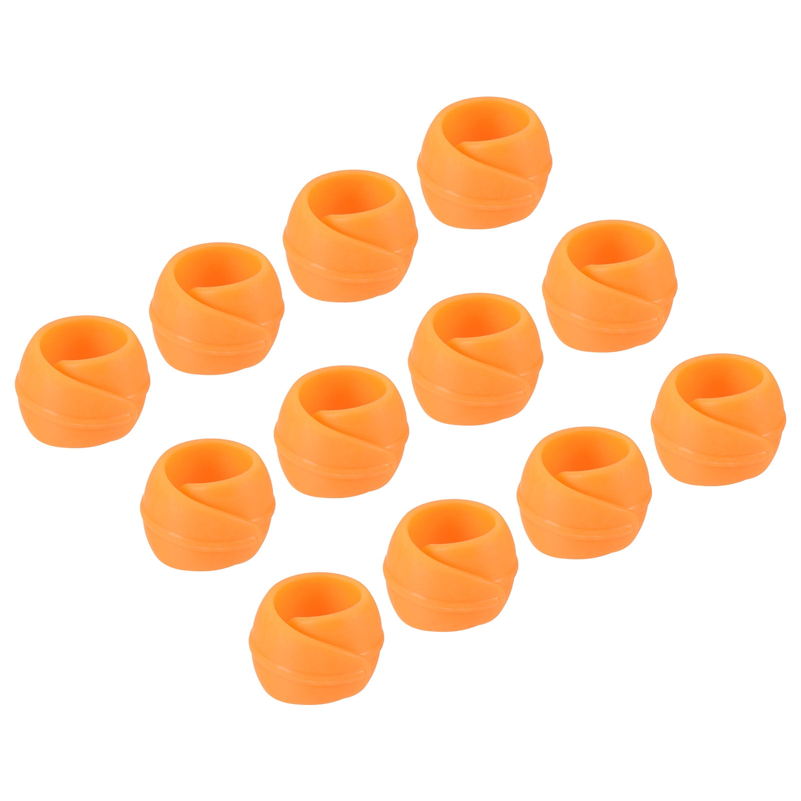Uxcell Spools Tails Ends Organizers Thread Spool Savers, Orange 24 Pack ...