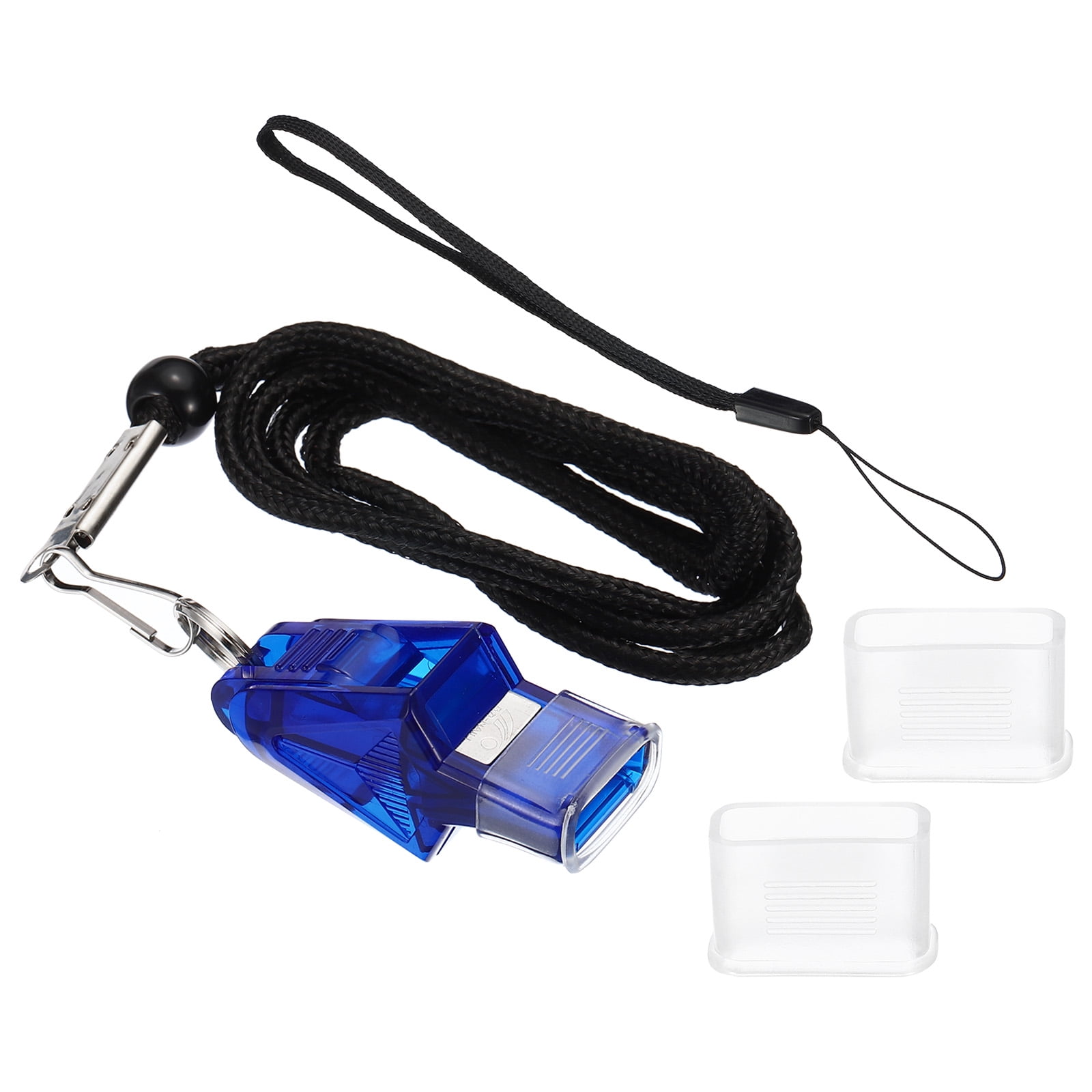 Uxcell Sports Whistle, Plastic Whistle with Lanyard and Mouth Grip ...