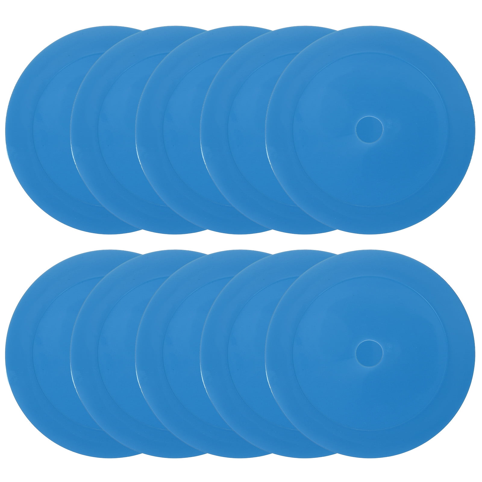 Uxcell Spot Markers, 10 Pcs Flat Soccer Cones Field Floor Court Marking ...