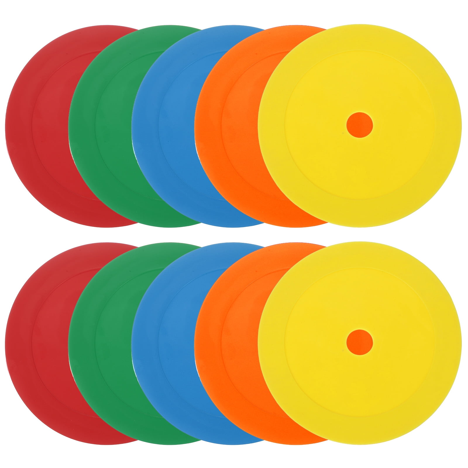 Uxcell Spot Markers, 10 Pcs Flat Soccer Cones Field Floor Court Marking ...