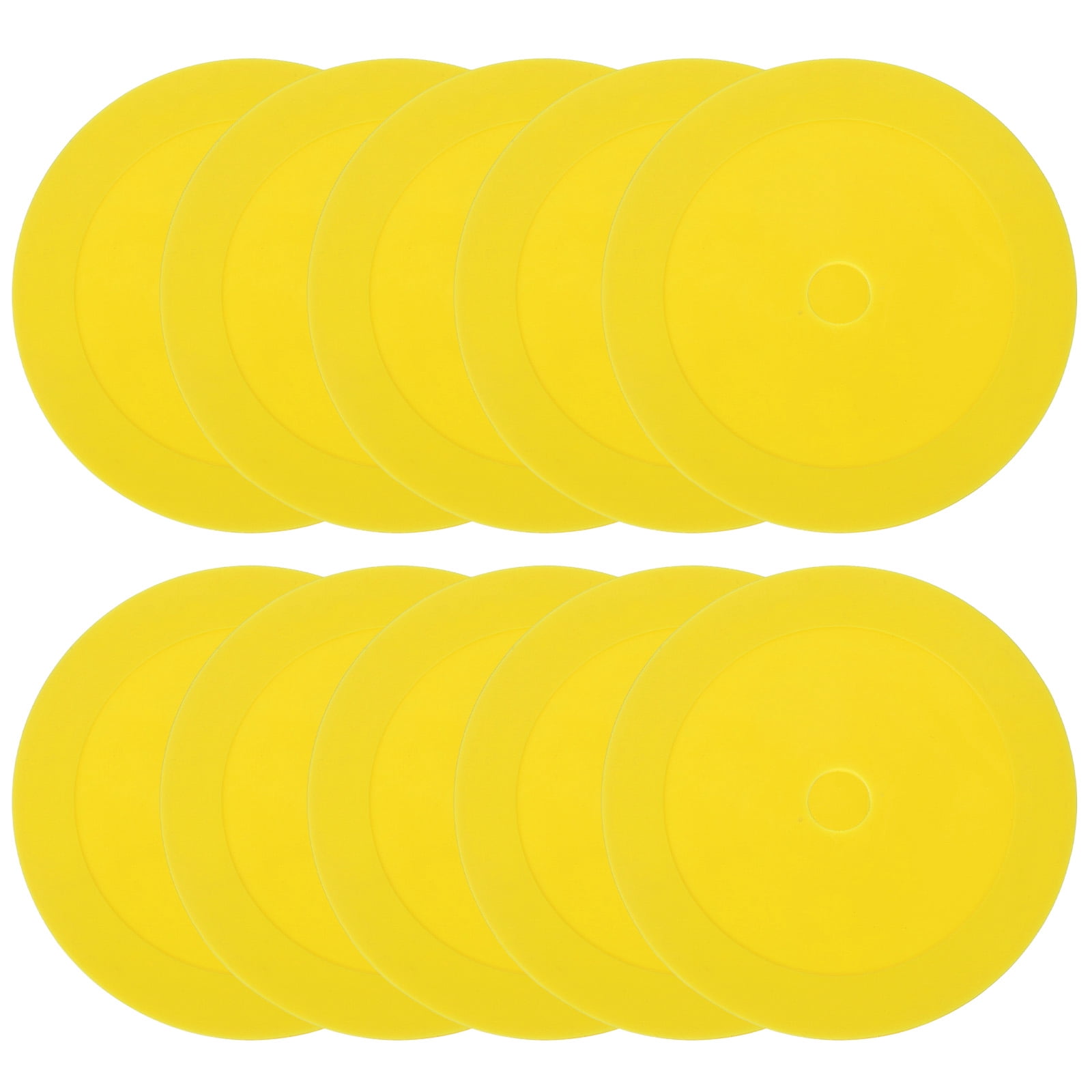 Uxcell Spot Markers, 10 Pcs Flat Soccer Cones Field Floor Court Marking ...