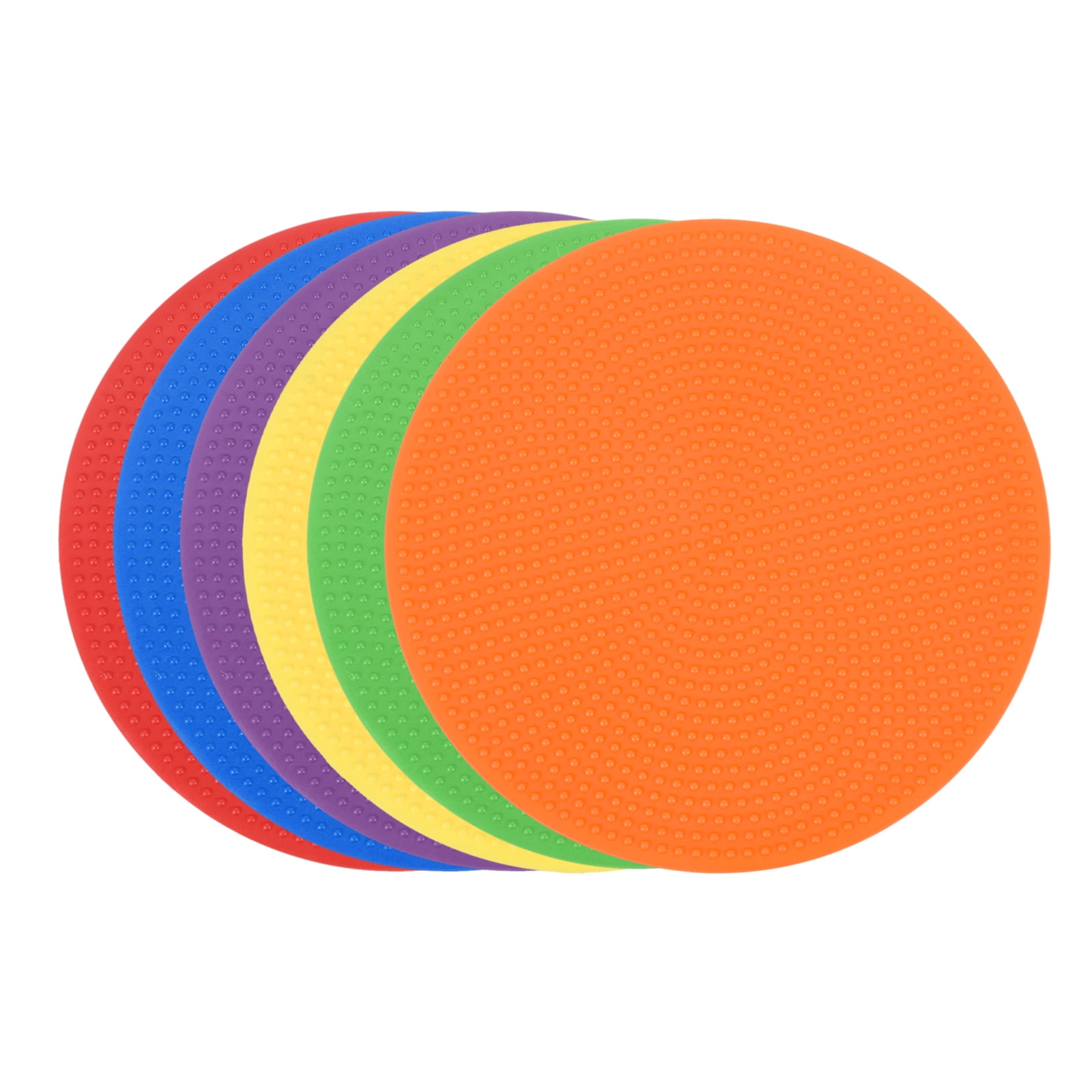 Uxcell Spot Markers 4 Inch, 6 Pcs Non-Slip Floor Dots Agility Markers ...