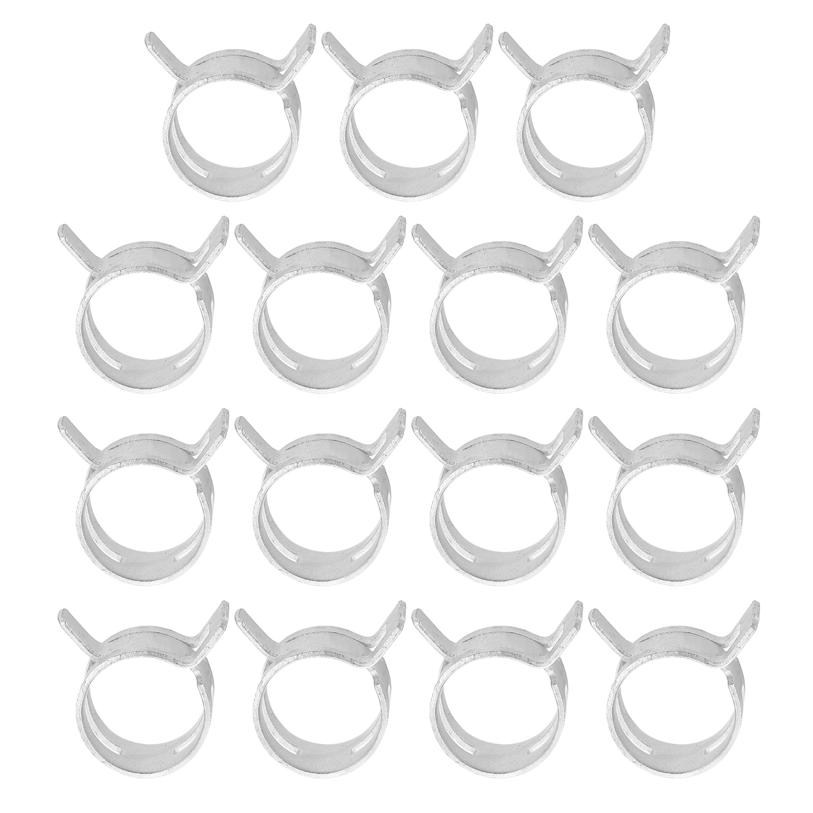 Uxcell Spring Band Hose Clamps for 17-19mm OD Hose, 15 Pack Silicone ...