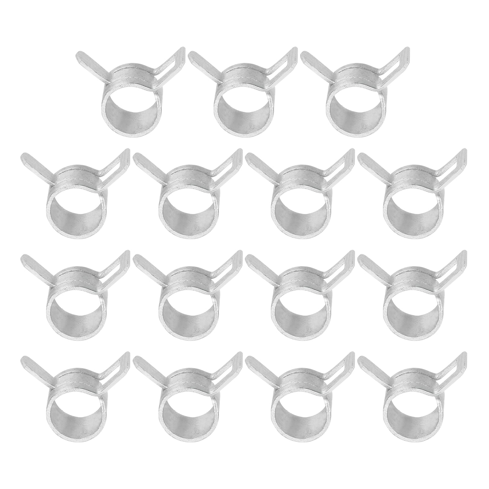 Uxcell Spring Band Hose Clamps for 9-10.2mm OD Hose, 15 Pack Silicone ...