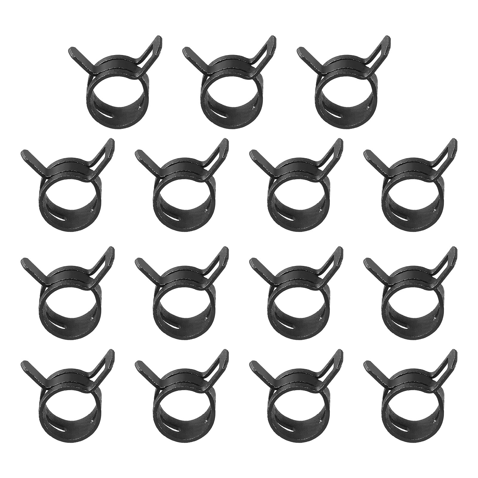 Uxcell Spring Band Hose Pipe Clamps for 10-11.2mm OD Hose, 15 Pack ...
