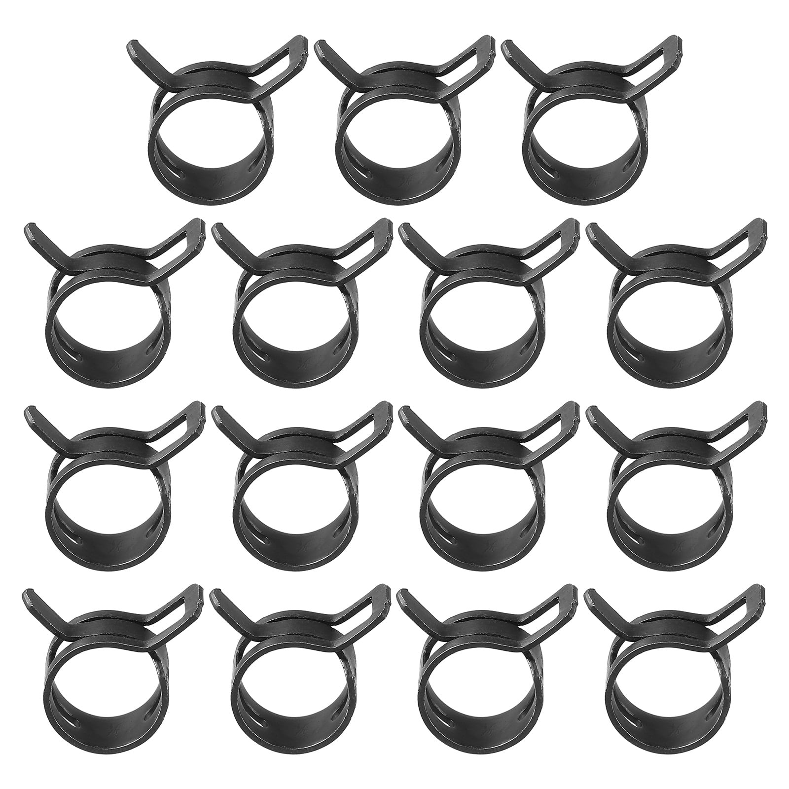 Uxcell Spring Band Hose Pipe Clamps for 12-13.6mm OD Hose, 15 Pack ...