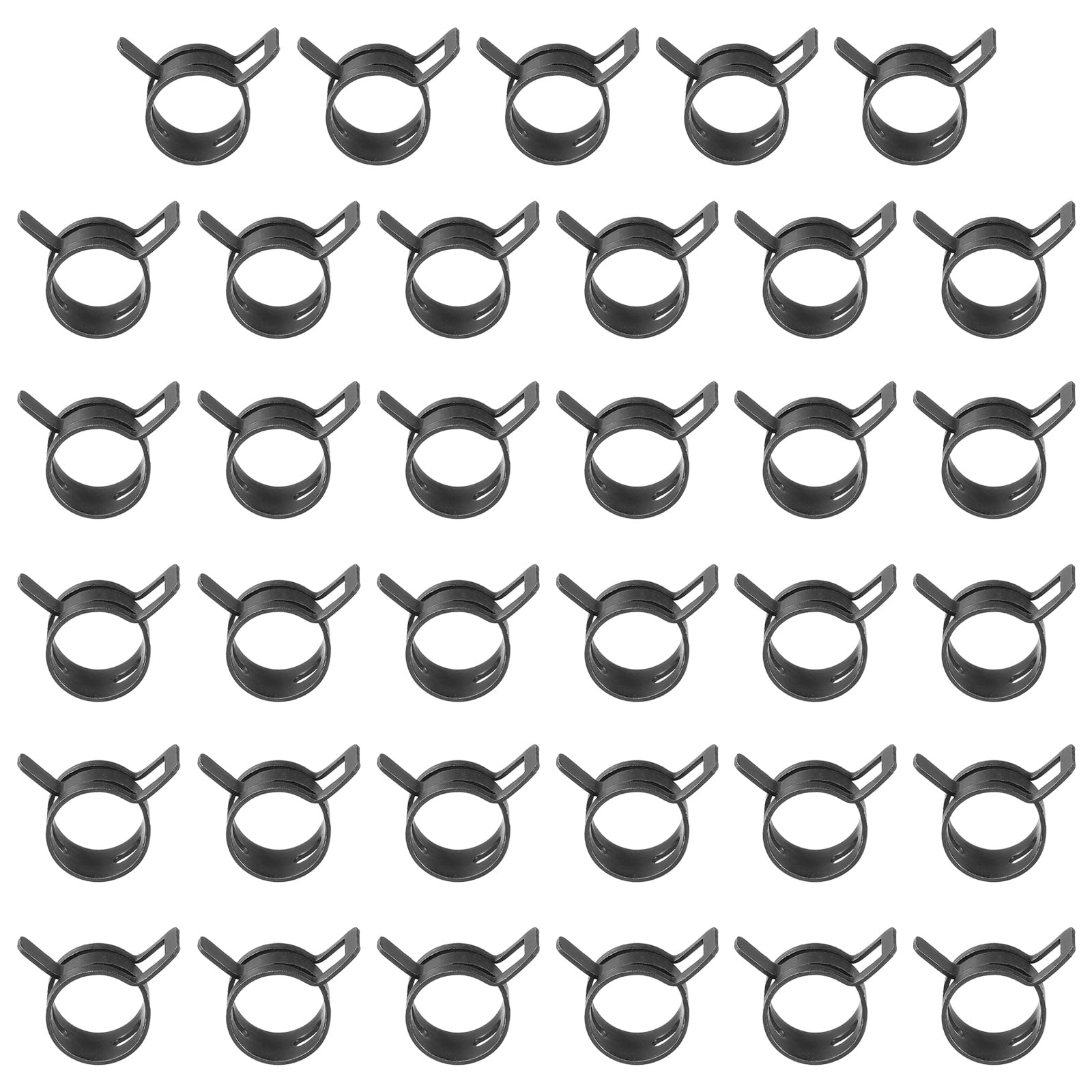 Uxcell Spring Band Hose Pipe Clamps for 14-15.8mm OD Hose, 35 Pack ...