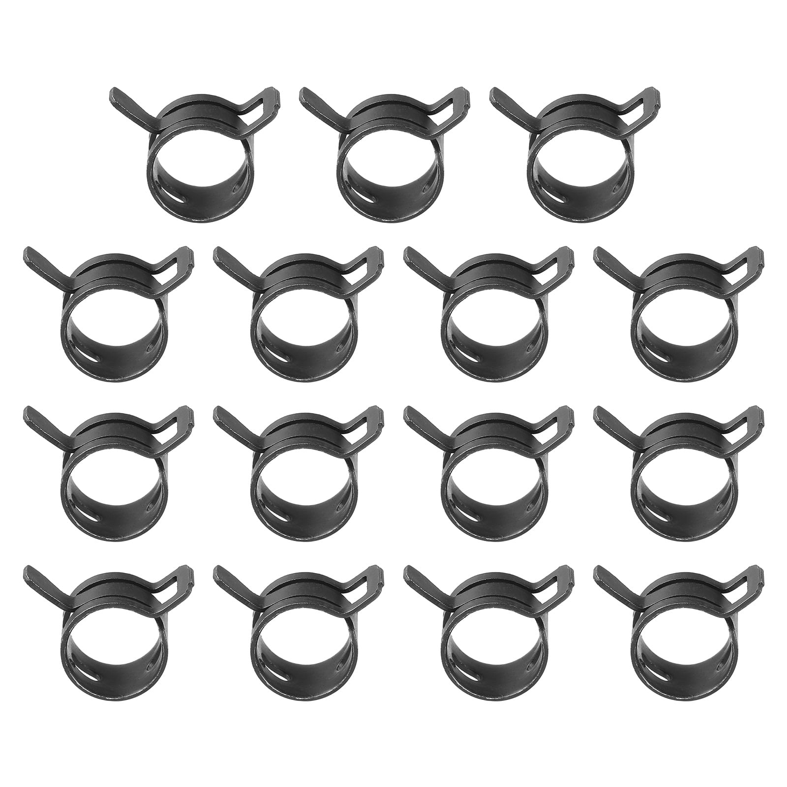 Uxcell Spring Band Hose Pipe Clamps for 15-17mm OD Hose, 15 Pack ...