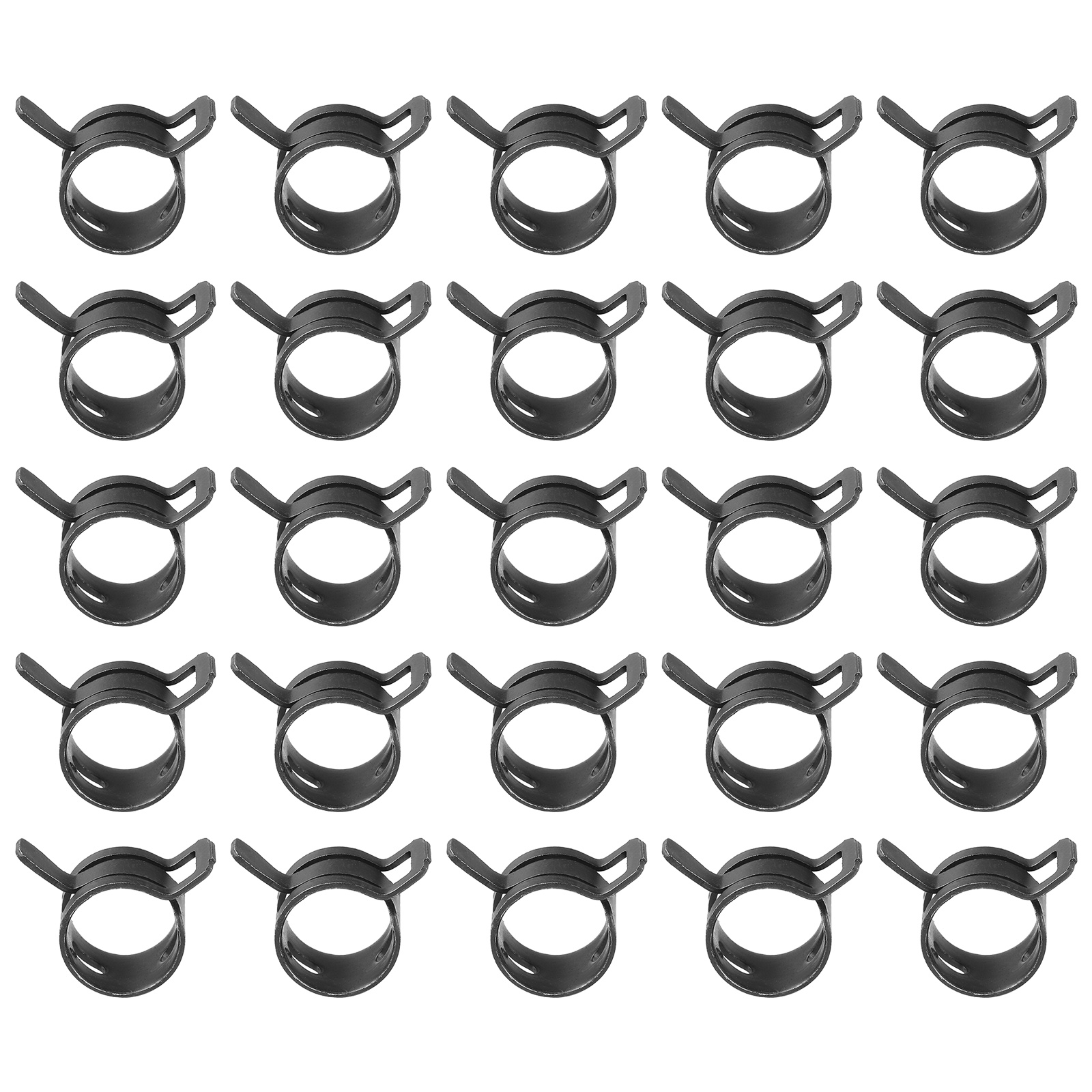 Uxcell Spring Band Hose Pipe Clamps for 15-17mm OD Hose, 25 Pack ...