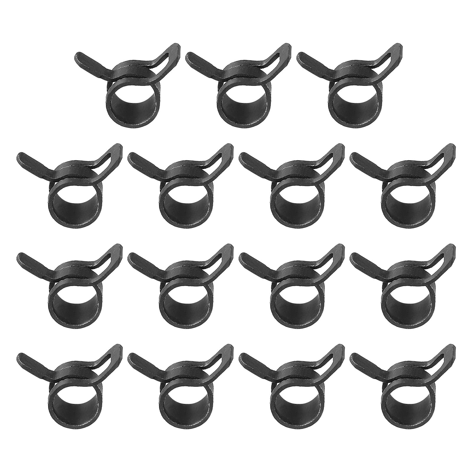 Uxcell Spring Band Hose Pipe Clamps for 6-6.8mm OD Hose, 15 Pack ...