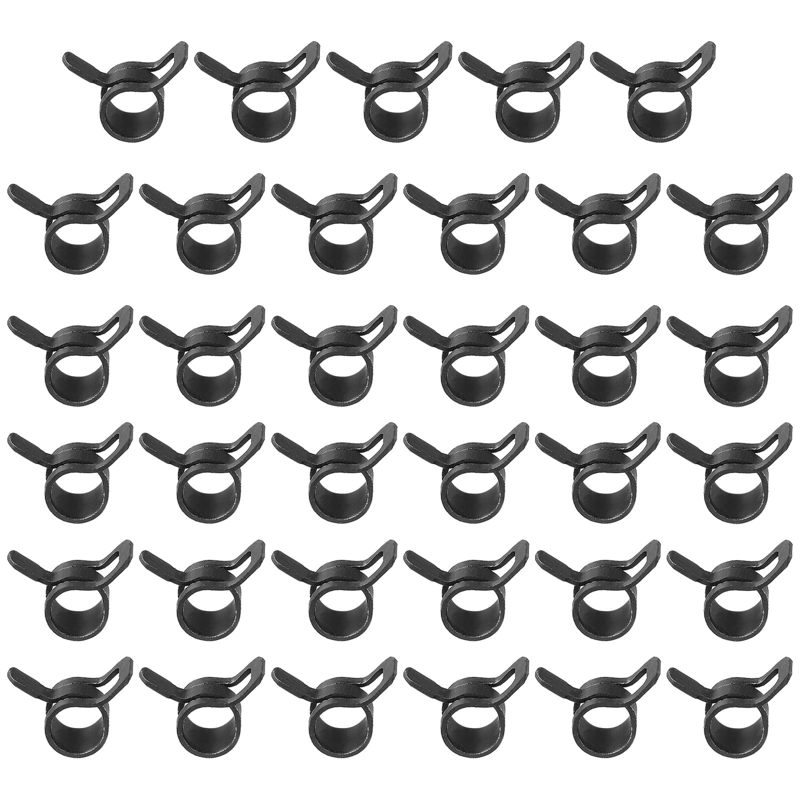 Uxcell Spring Band Hose Pipe Clamps for 6-6.8mm OD Hose, 35 Pack ...
