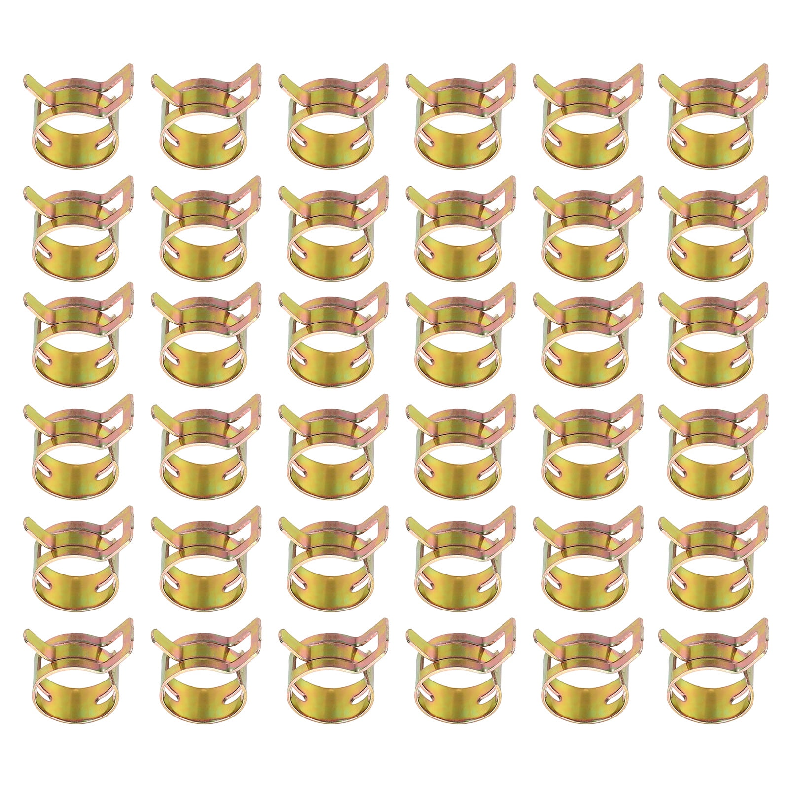 Spring Band Hose Pipe Clamps for 17-19.5 mm OD Hose, 50 Pack Tension ...