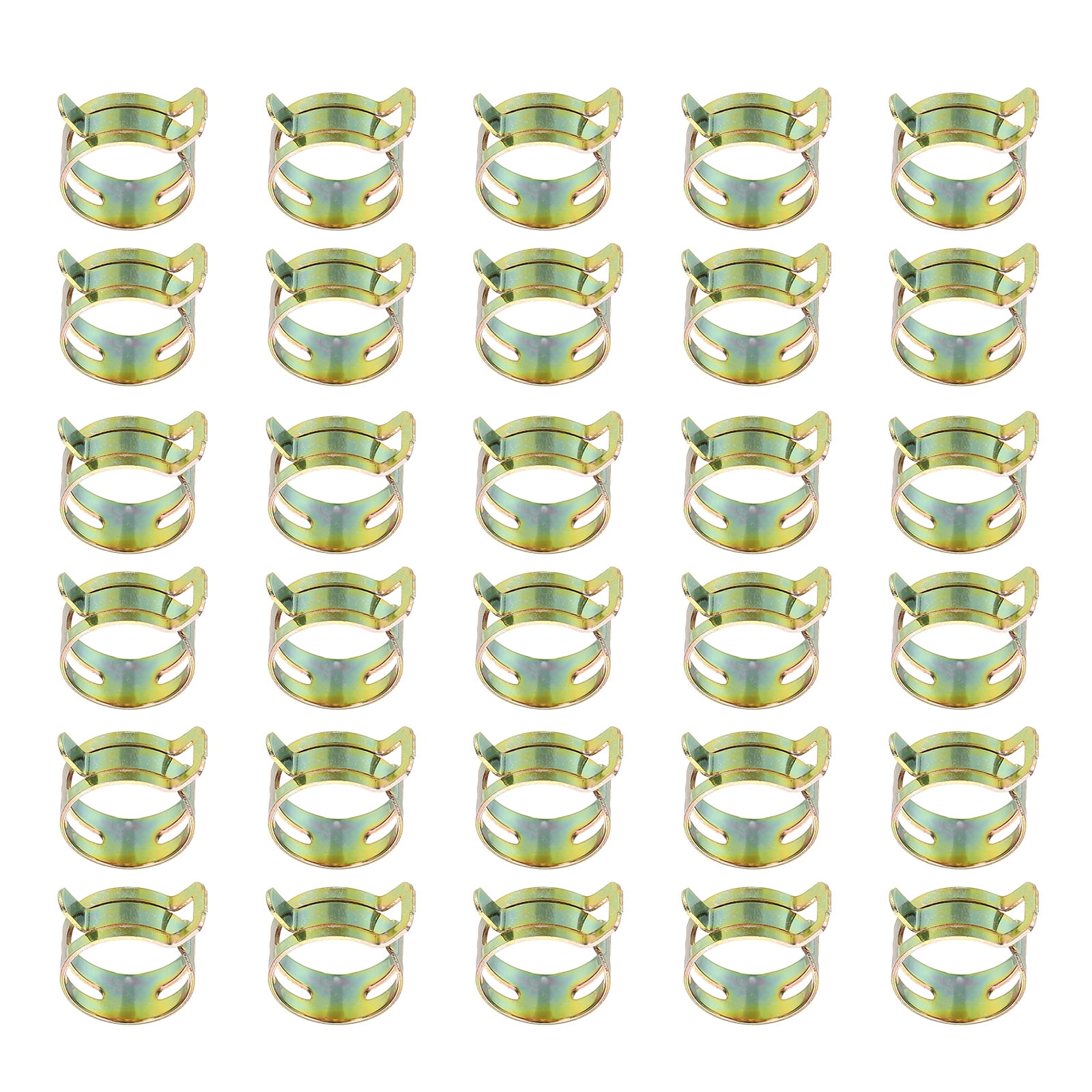 Spring Band Hose Pipe Clamps for 22-26.2 mm OD Hose, 30 Pack Tension ...