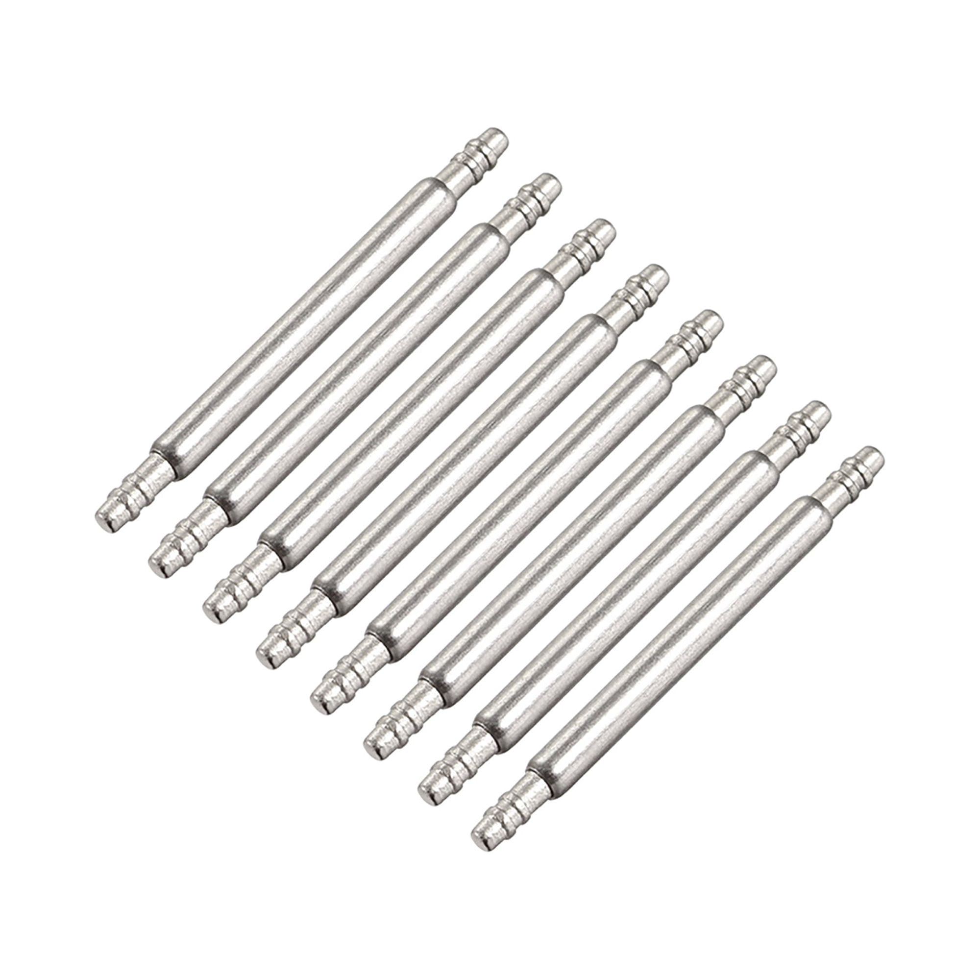 Uxcell Spring Bar Pins 16mm x 1.5mm Double Fringe Stainless Steel Watch ...