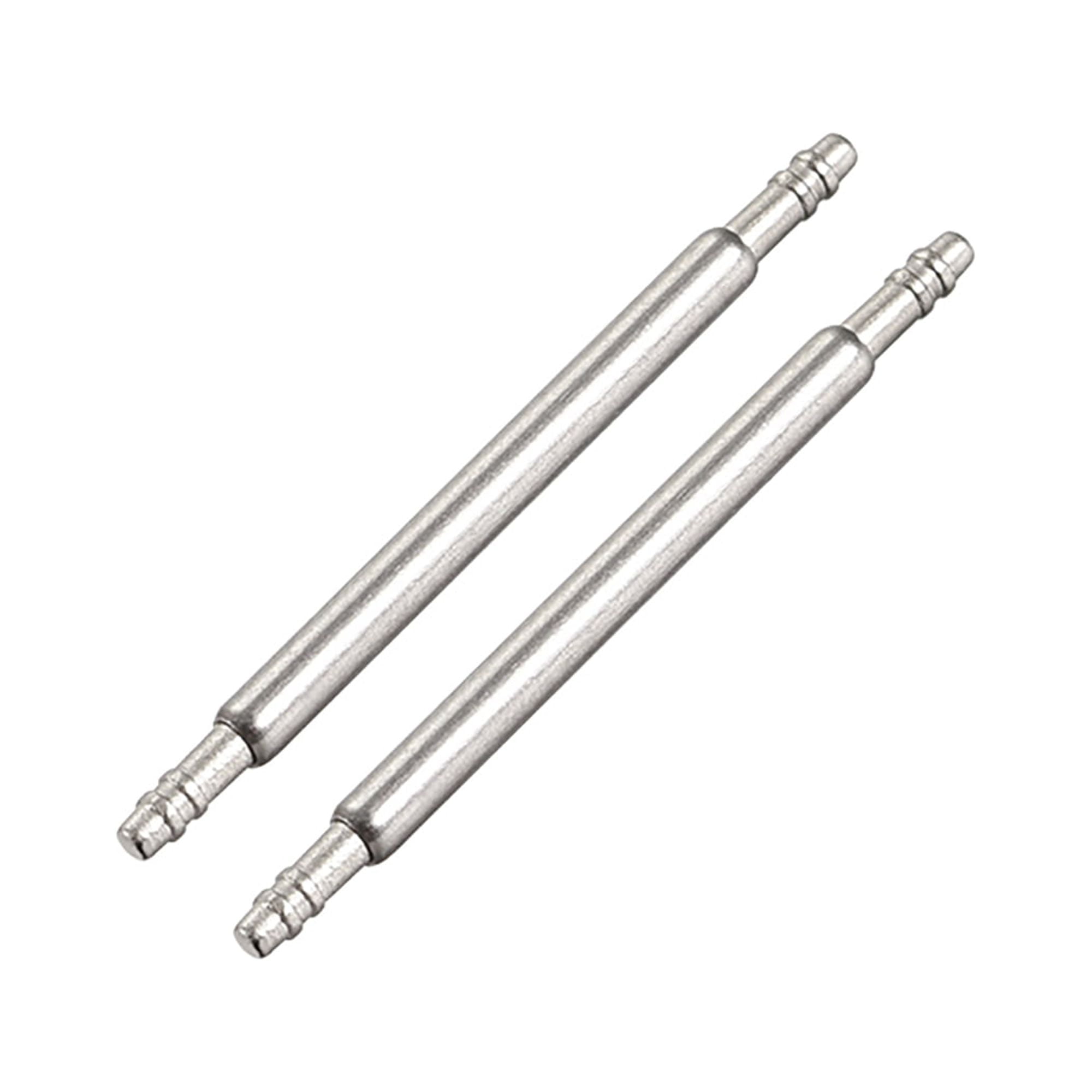 Uxcell Spring Bar Pins 18mm x 1.5mm Double Fringe 316 Stainless Steel ...
