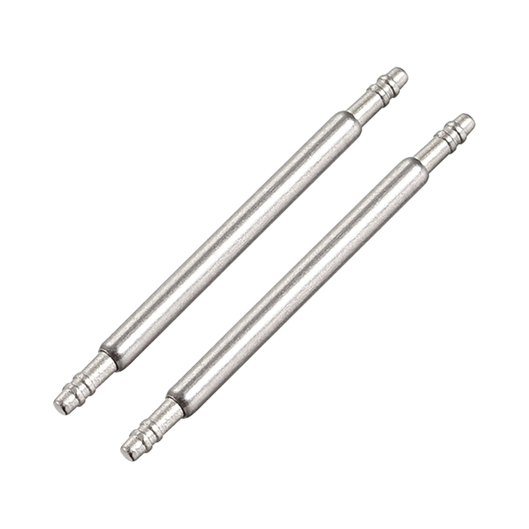 Uxcell Spring Bar Pins 19mm x 1.5mm Double Fringe 316 Stainless Steel ...