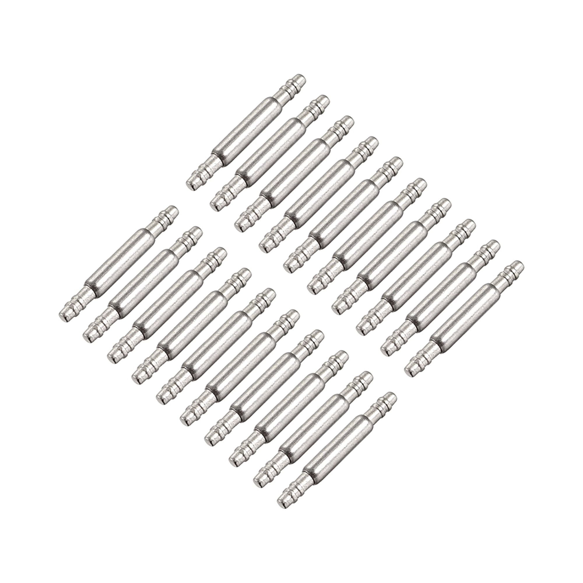 Uxcell Spring Bar Pins Double Fringe Stainless Steel Watch Band Pins ...