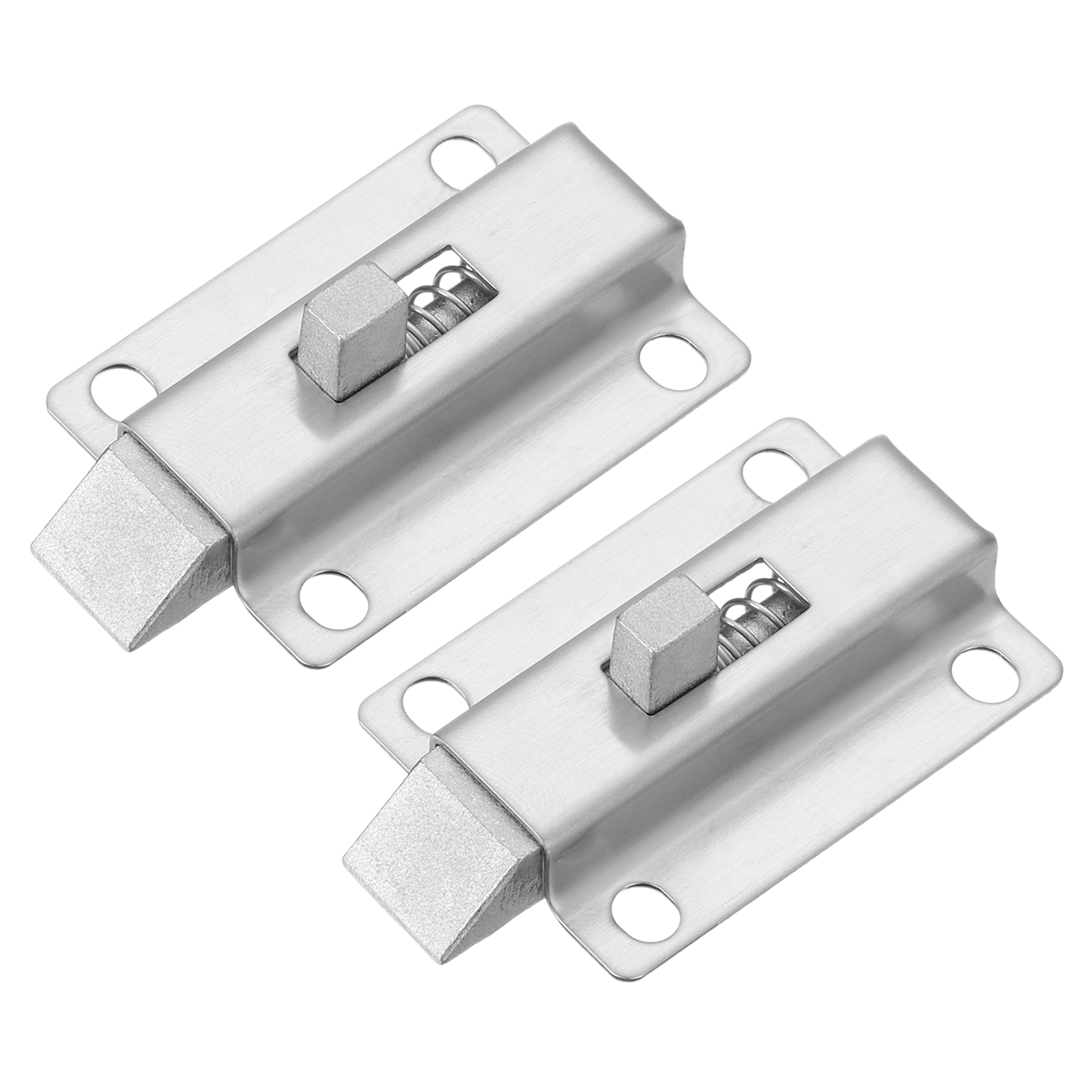 Uxcell Spring Bounce Lock, 50mm/2 Inch Stainless Steel Spring Loaded ...