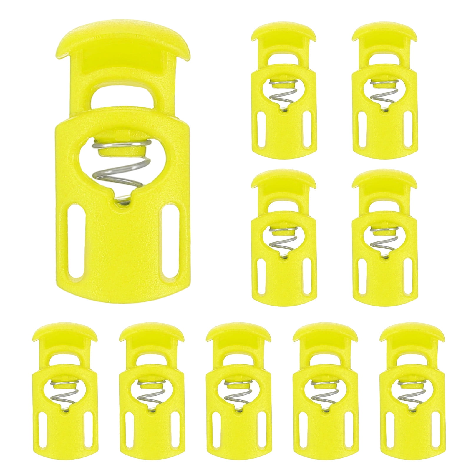 Uxcell Spring Cord Locks Plastic Single Hole Toggle Stopper for ...