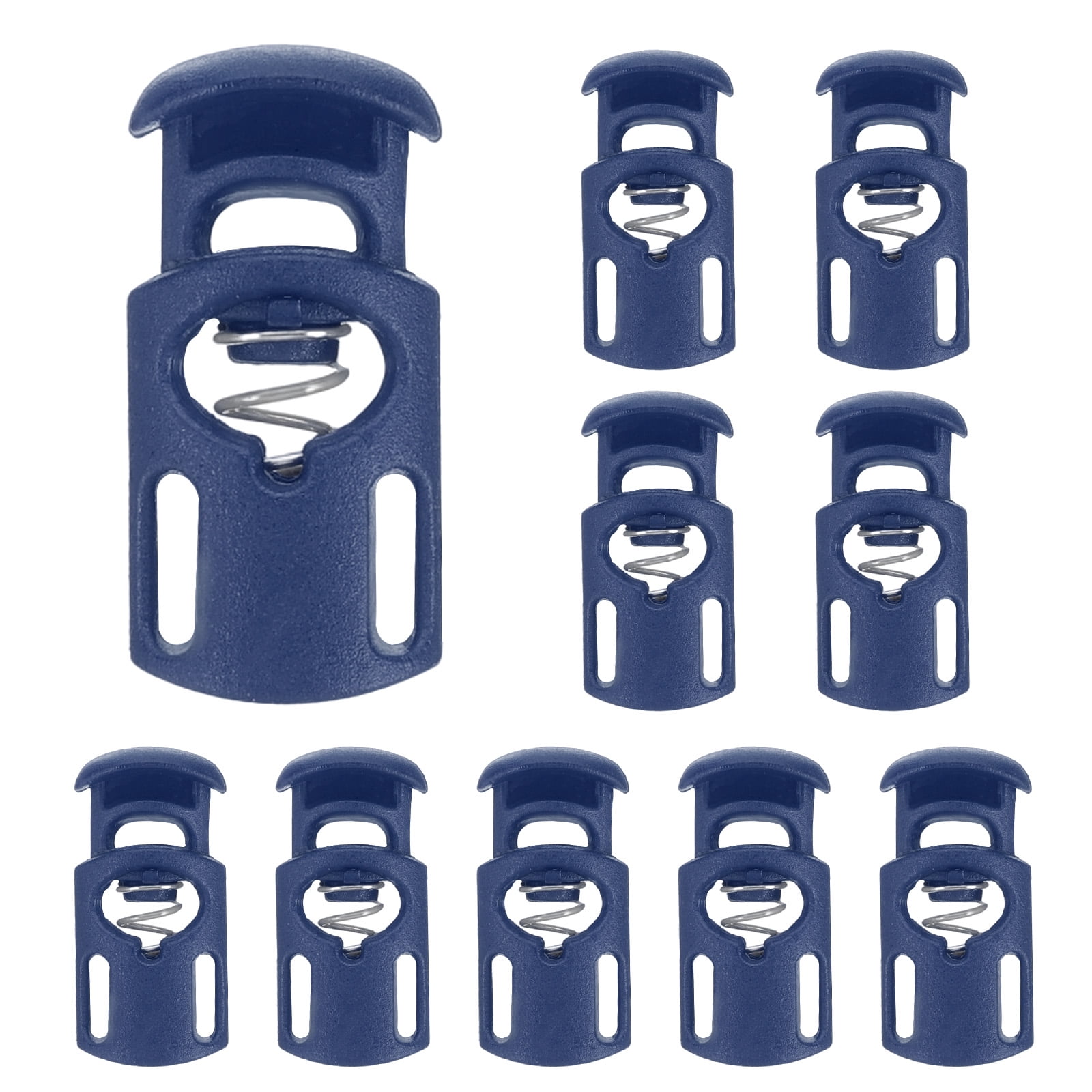 Uxcell Spring Cord Locks Plastic Single Hole Toggle Stopper for ...