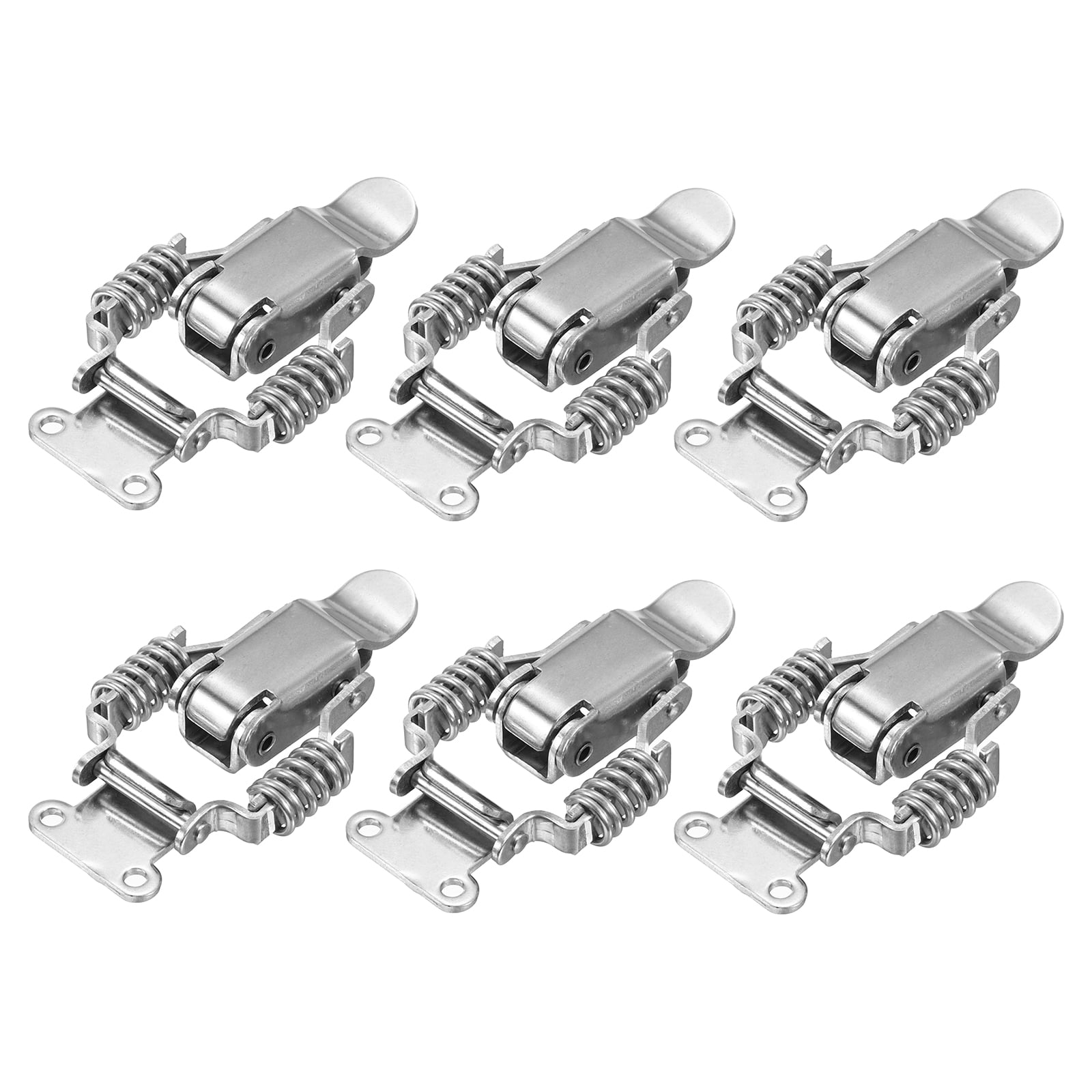 Uxcell Spring Hasp Toggle Latches Lock, Stainless Steel Double Springs ...