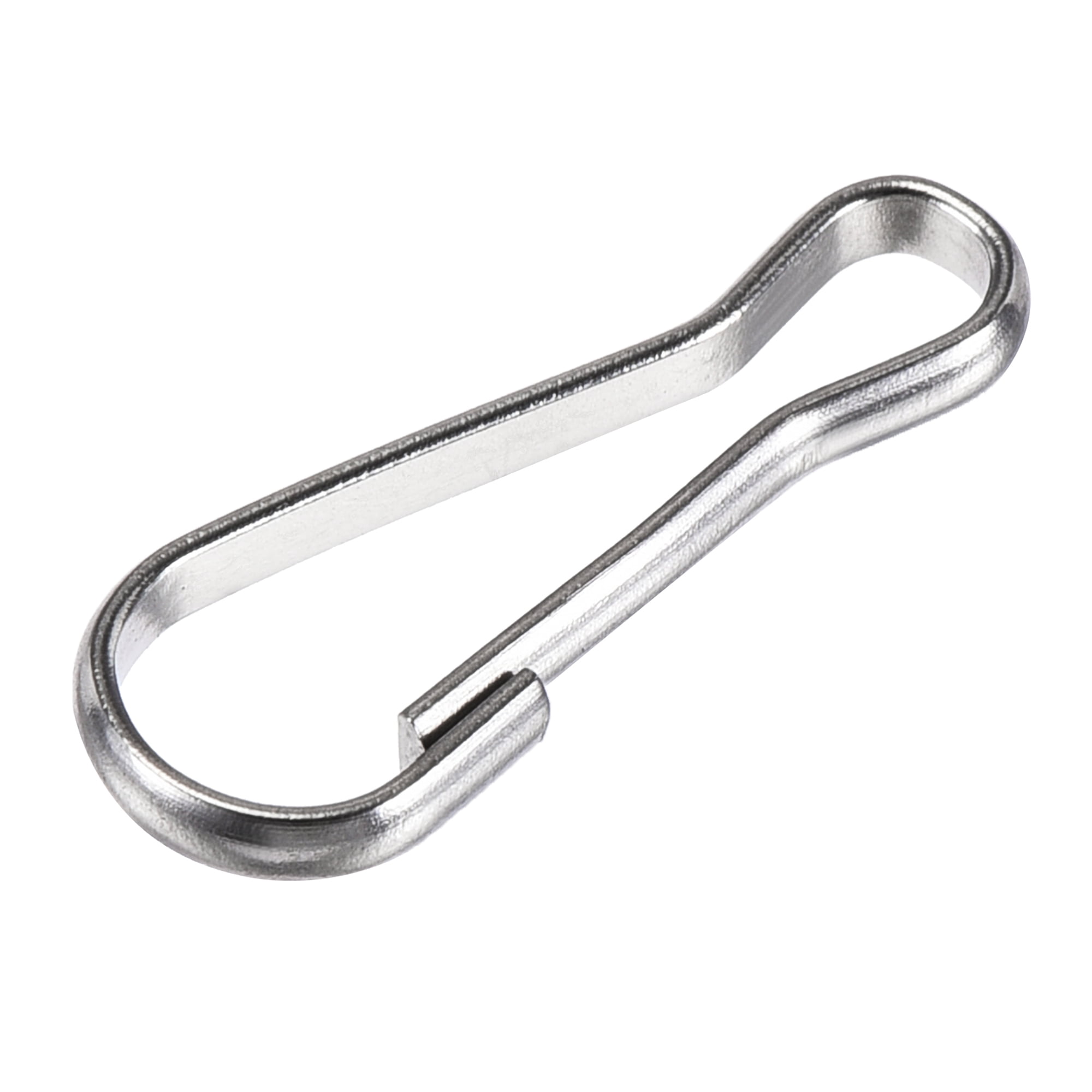 Uxcell Spring Hooks Snap Clip Hooks 25x9.5x2mm 304 Stainless Steel ...