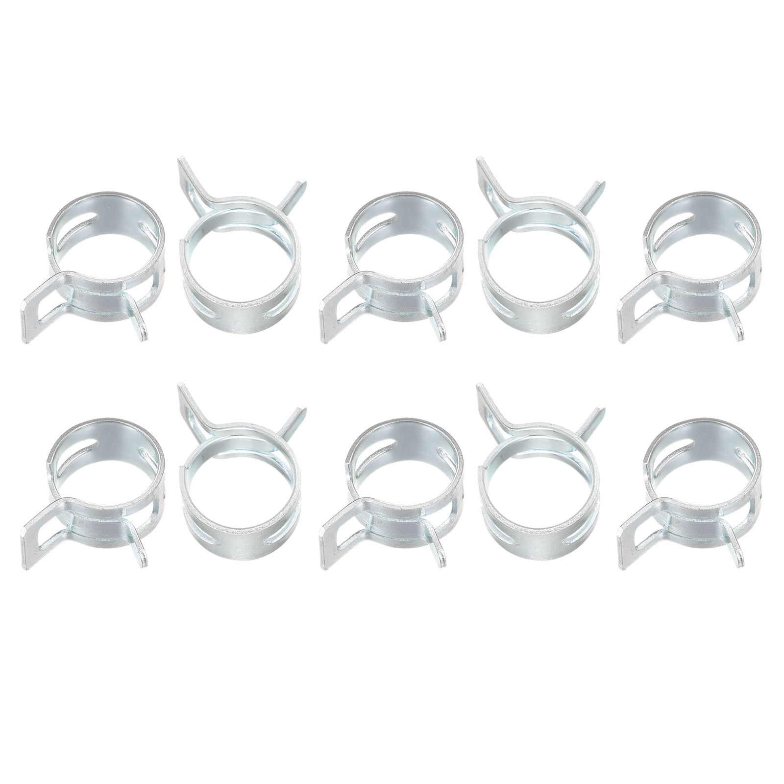 Uxcell Spring Hose Clamp, 65Mn Steel 12mm Low Pressure Air Clip Clamps ...