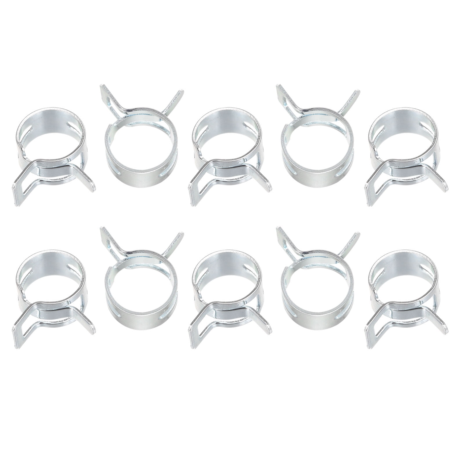 Uxcell Spring Hose Clamp, 65Mn Steel 13mm Low Pressure Air Clip Clamps ...