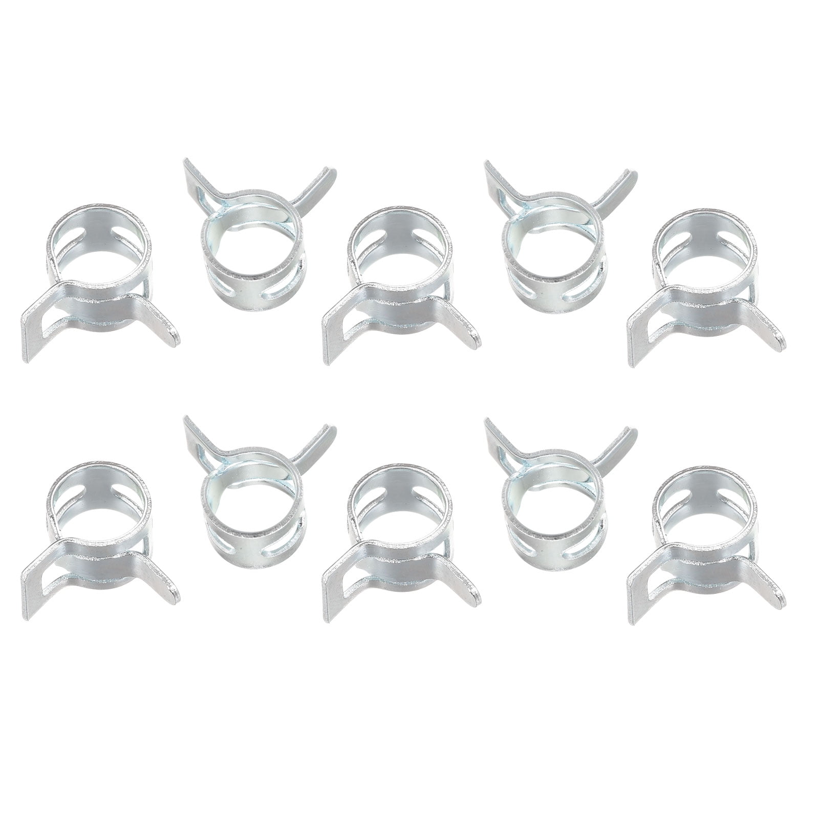 Uxcell Spring Hose Clamp, 65Mn Steel 7mm Low Pressure Air Clip Clamps ...