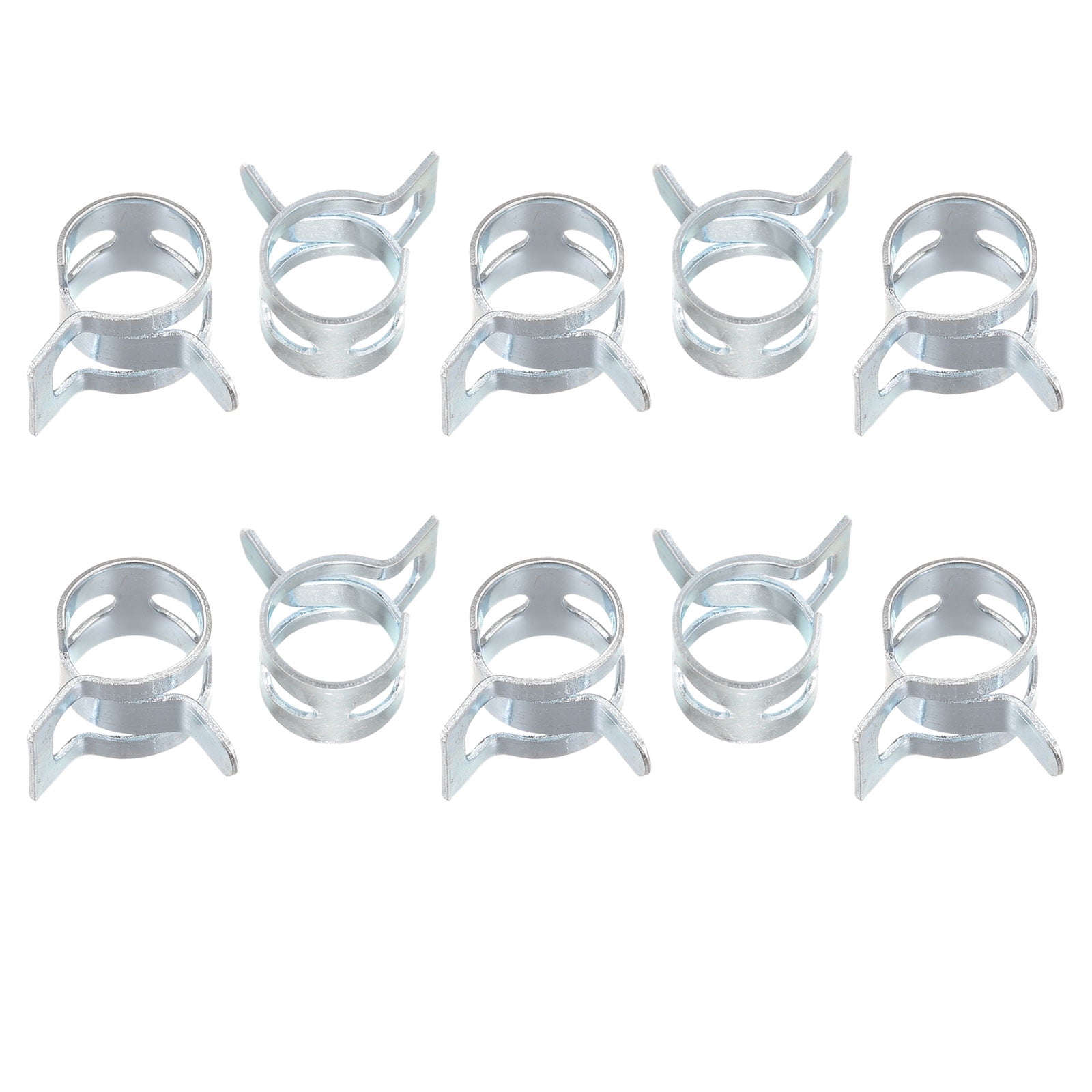 Uxcell Spring Hose Clamp, 65Mn Steel 9mm Low Pressure Air Clip Clamps ...