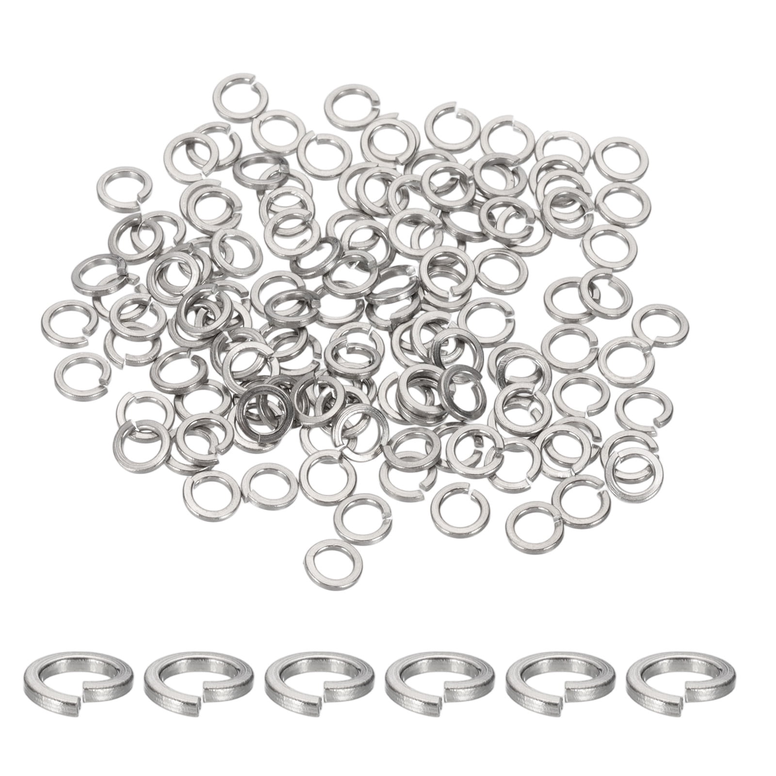 Uxcell Spring Lock Washer, Stainless Steel Split Lock Washers for ...