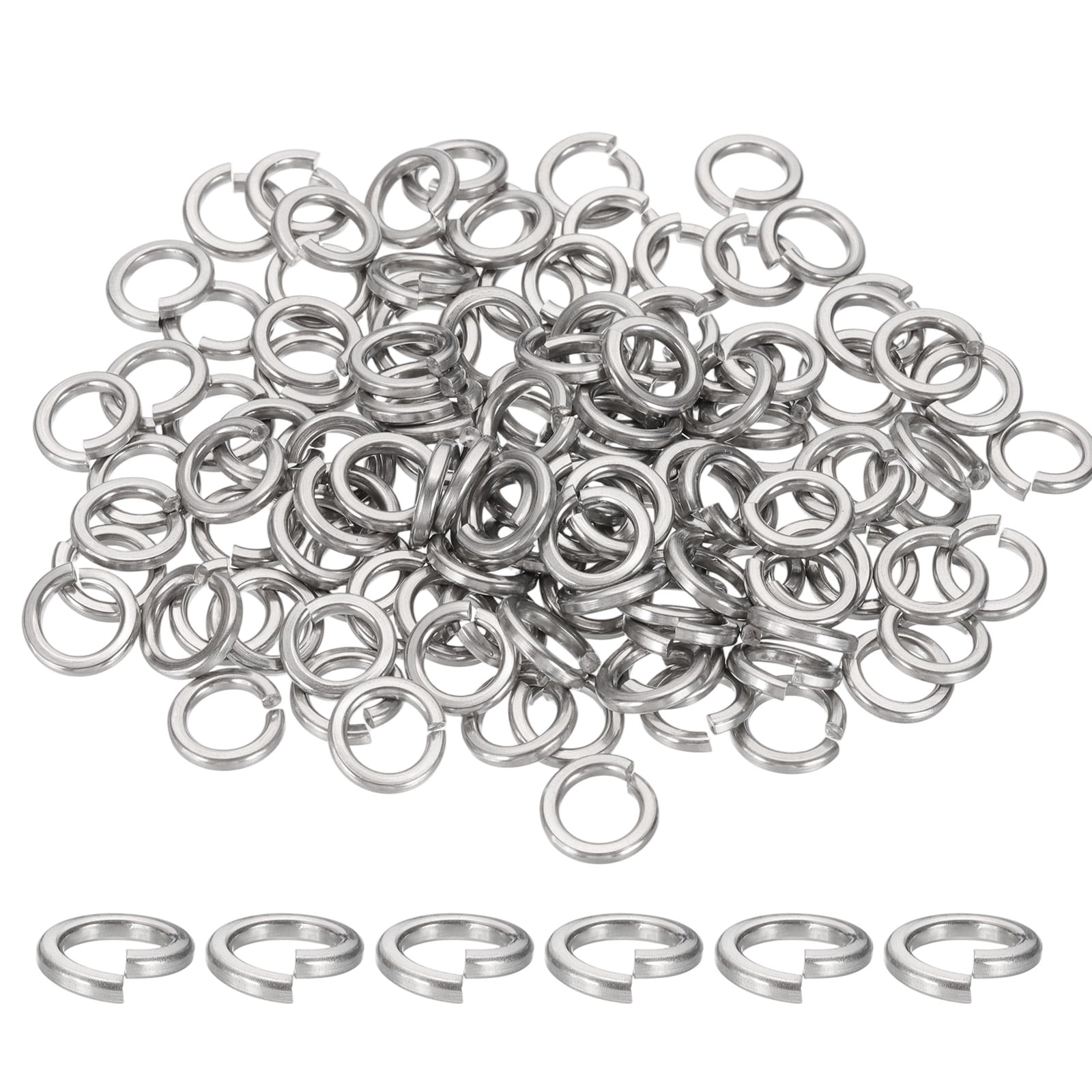 Uxcell Spring Lock Washer, Stainless Steel Split Lock Washers for ...