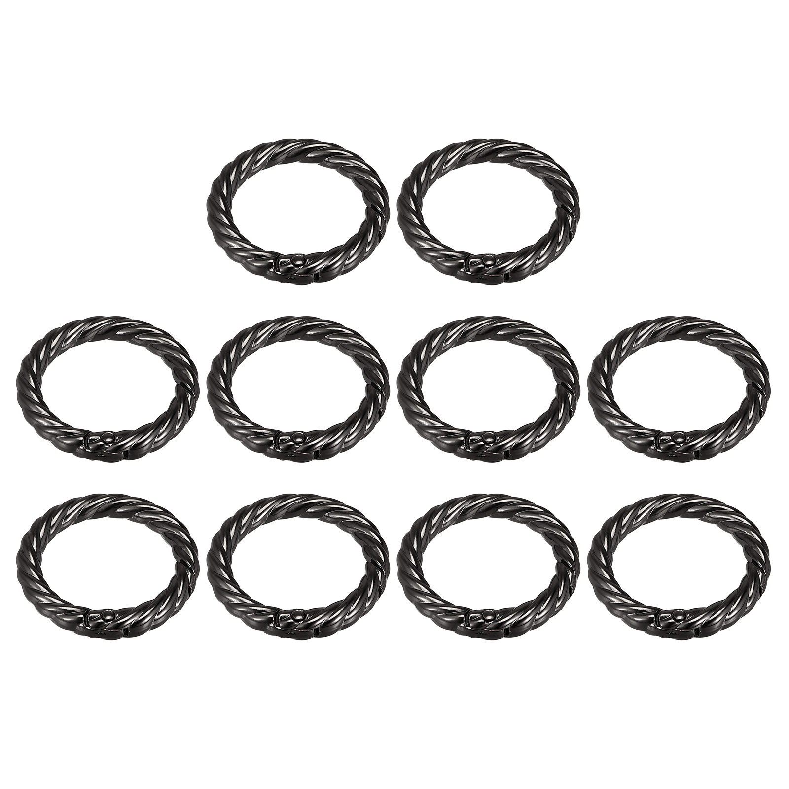 Uxcell Spring O Ring Buckles Clips, 20Pack 35mm Spring Snap Clip Hook ...