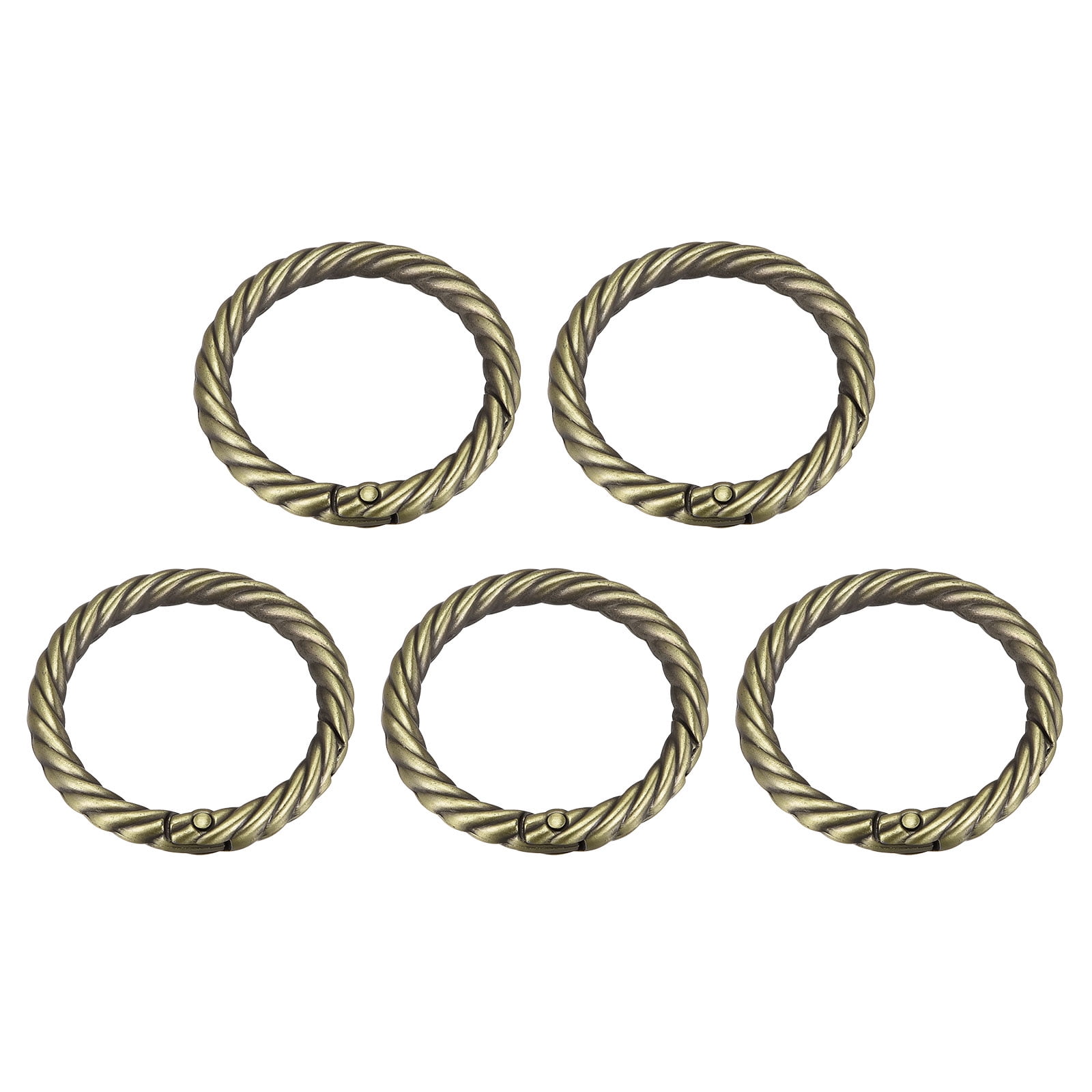 Uxcell Spring O Ring Buckles Clips, 5Pack 42mm Spring Snap Clip Hook ...