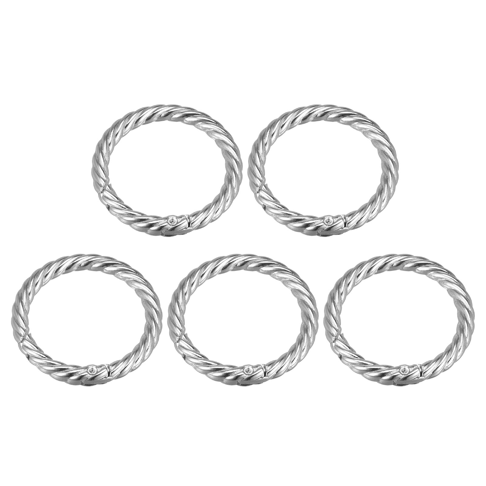 Uxcell Spring O Ring Buckles Clips, 5Pack 42mm Spring Snap Clip Hook ...