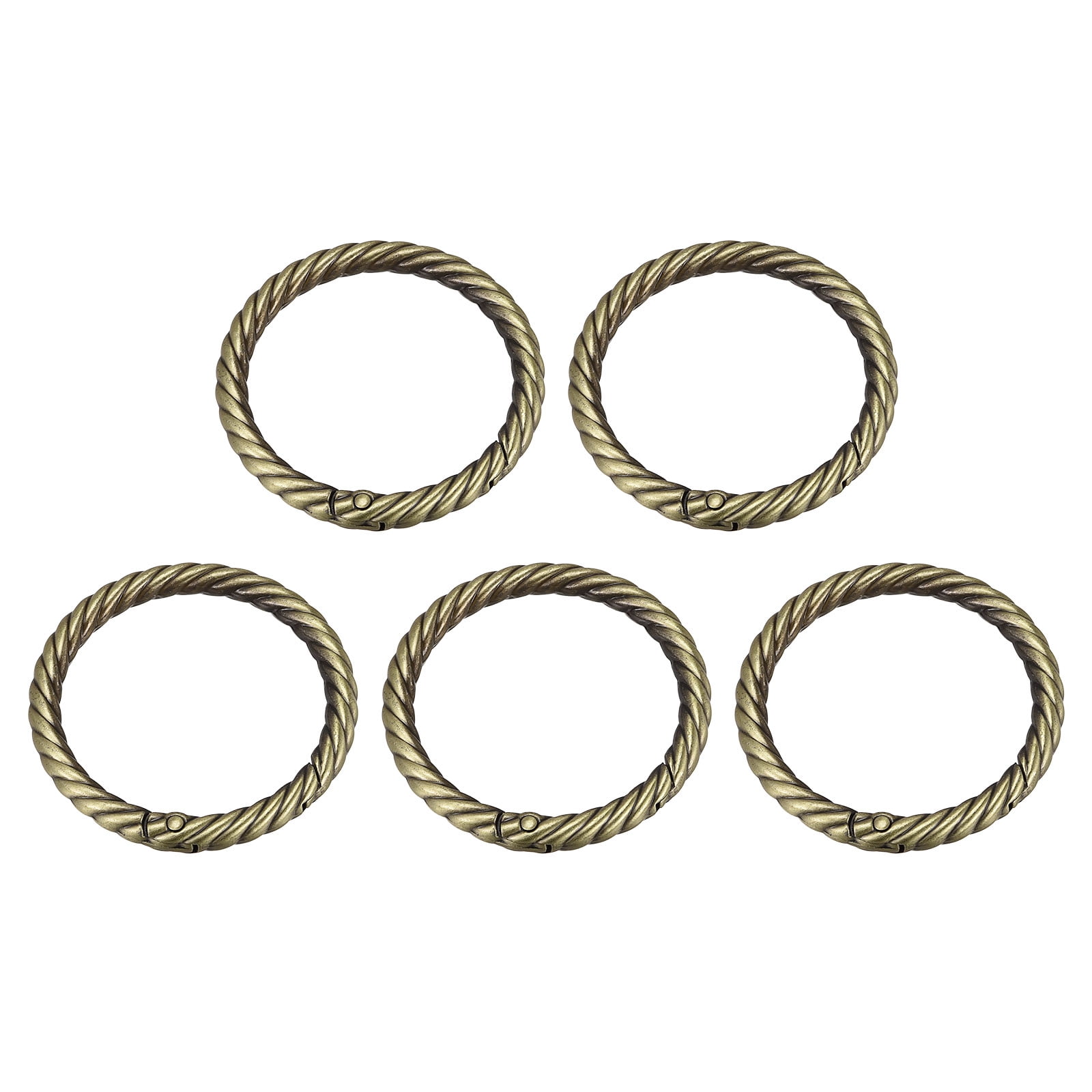 Uxcell Spring O Ring Buckles Clips, 5Pack 47mm Spring Snap Clip Hook ...