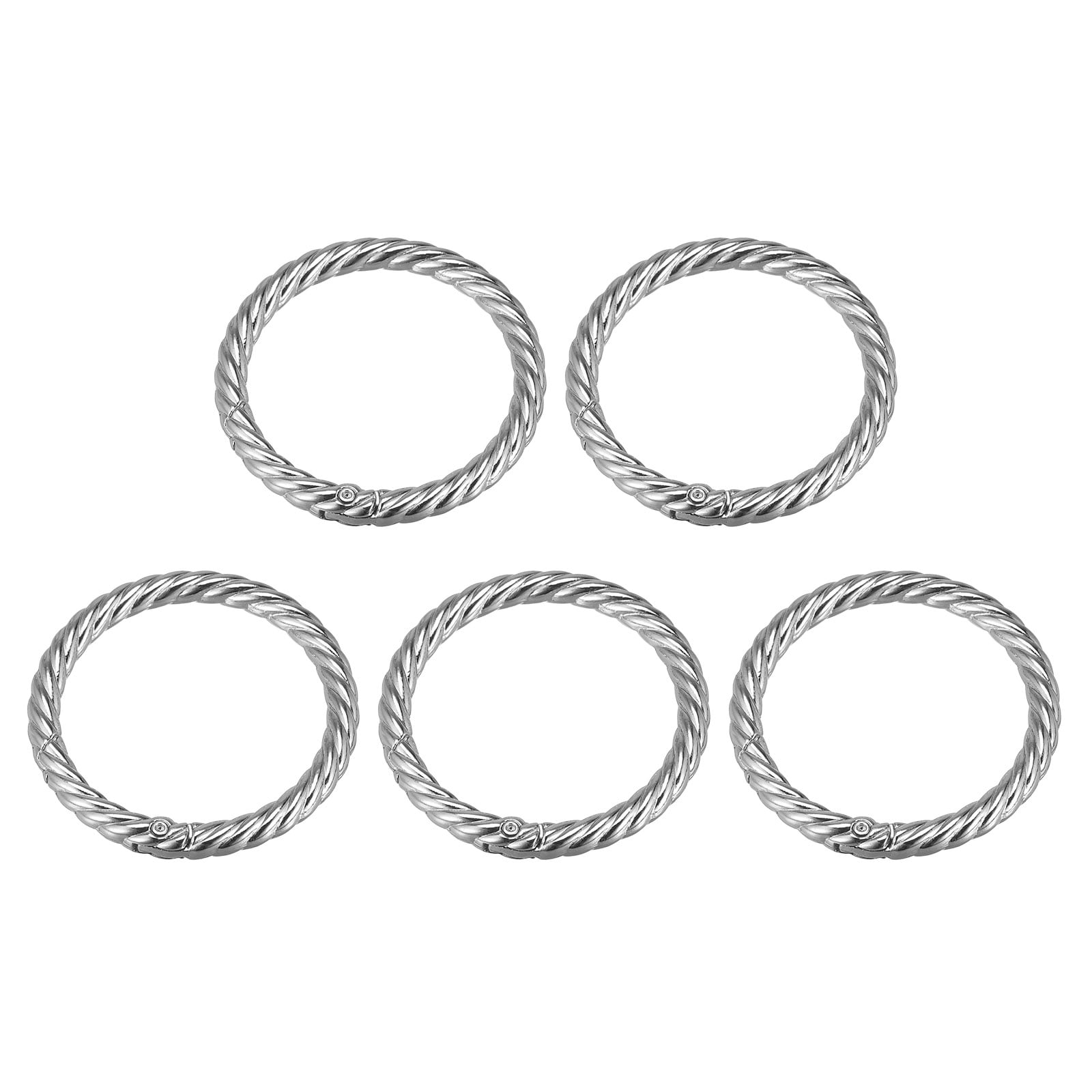 Uxcell Spring O Ring Buckles Clips, 5Pack 47mm Spring Snap Clip Hook ...