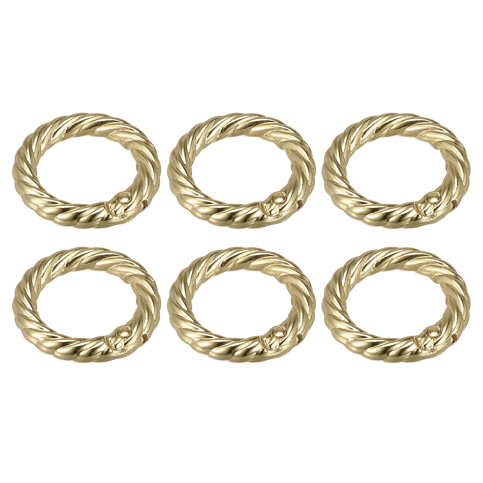 Uxcell Spring O Ring Buckles Clips, 6Pack 29mm Spring Snap Clip Hook ...