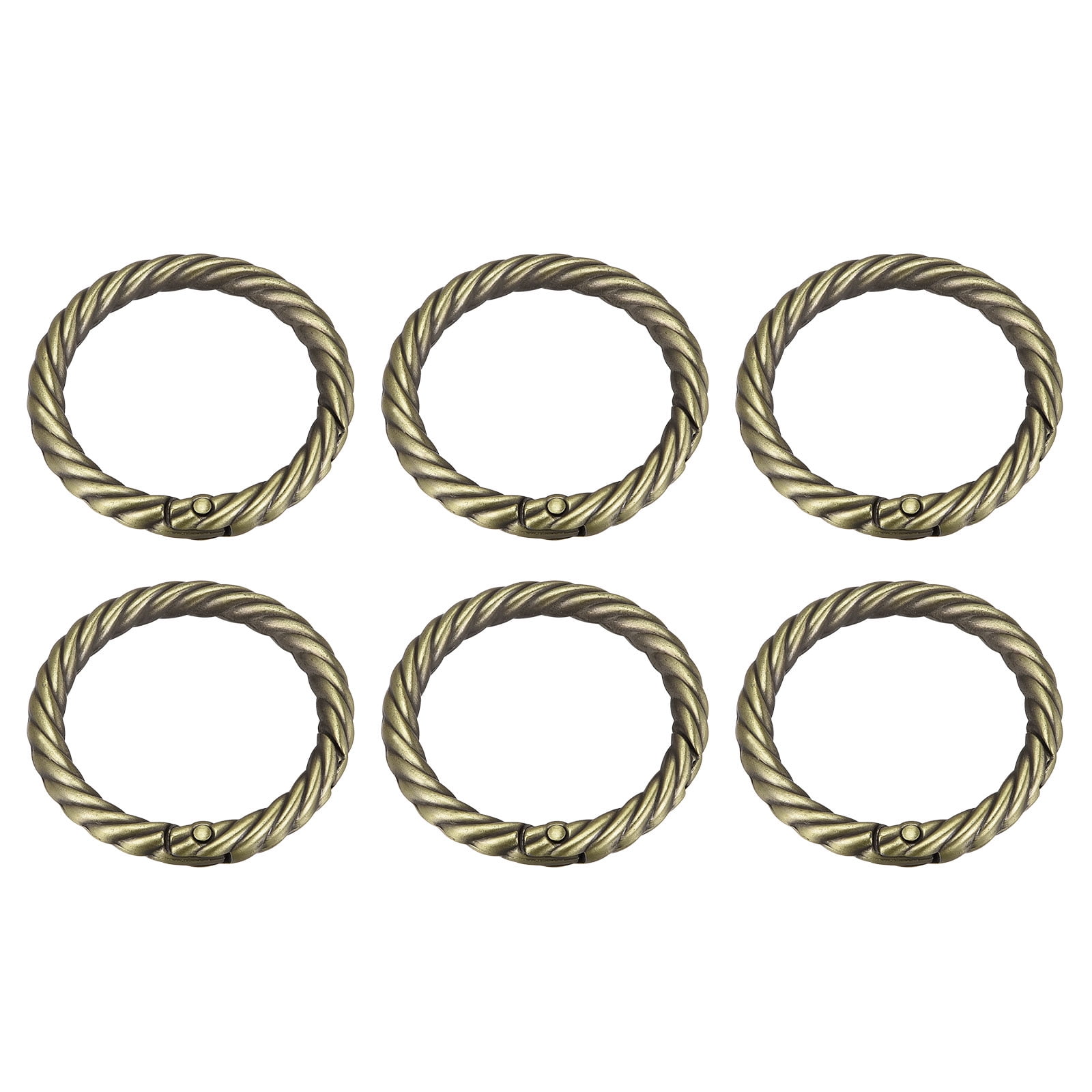 Uxcell Spring O Ring Buckles Clips, 6Pack 42mm Spring Snap Clip Hook ...