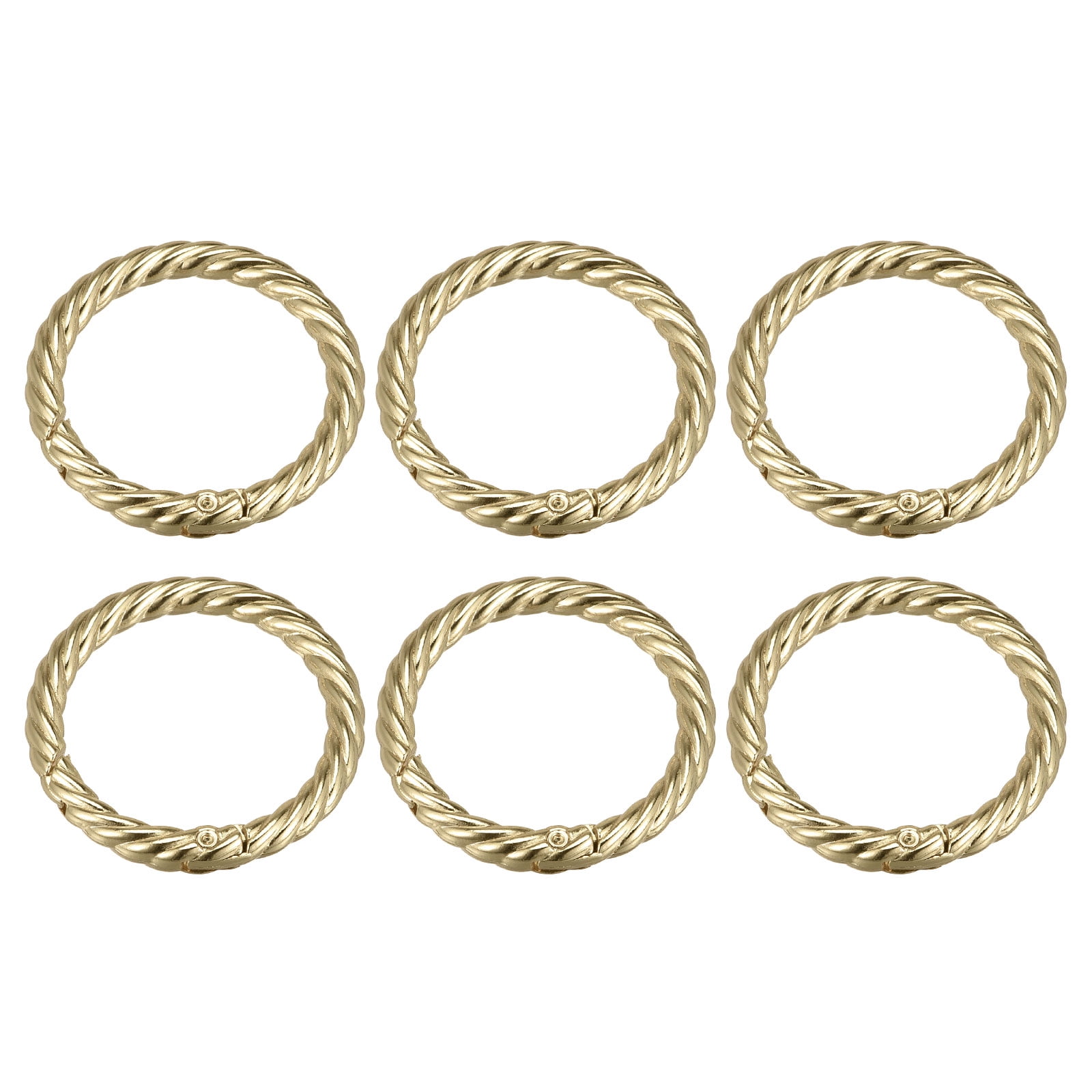 Uxcell Spring O Ring Buckles Clips, 6Pack 42mm Spring Snap Clip Hook ...