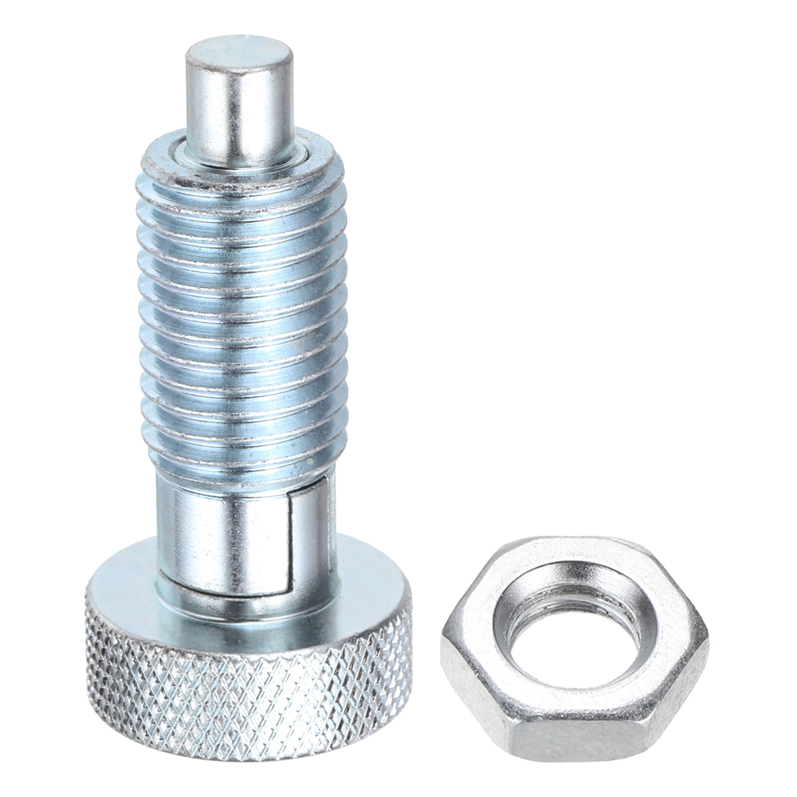 Uxcell Spring Plunger M16x1.5 Thread Size Pin Dia.3mm Knurled Handle ...