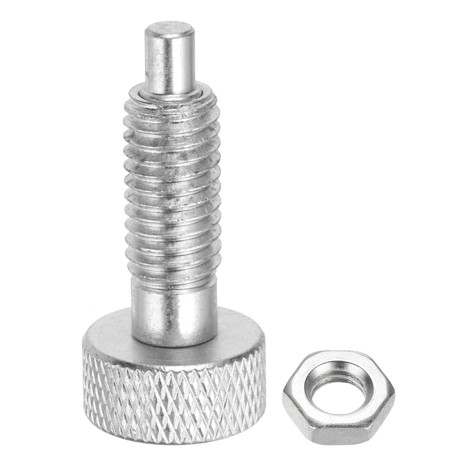 Uxcell Spring Plunger M8x1.25 Thread Size Pin Dia. 4mm Retractable ...