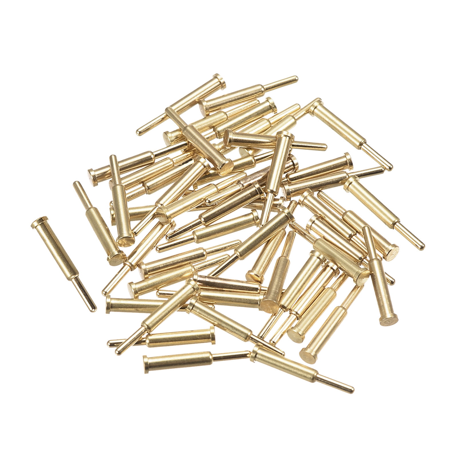 Uxcell Spring Test Probe Pin 50pcs 0.9mm Tip 11mm Height 4mm Full ...