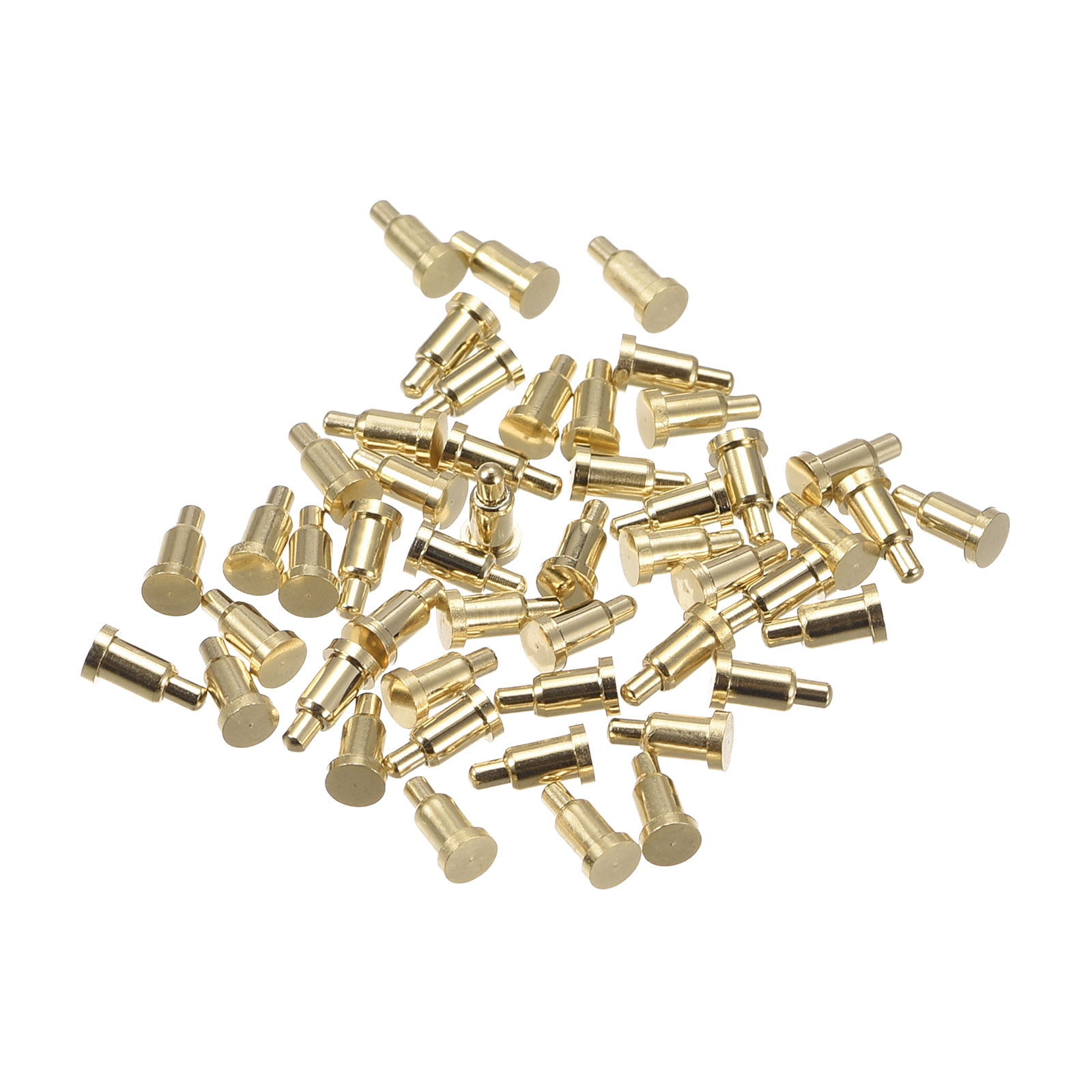 Uxcell Spring Test Probe Pin 50pcs 0.9mm Tip 4mm Height 1.5mm Full ...